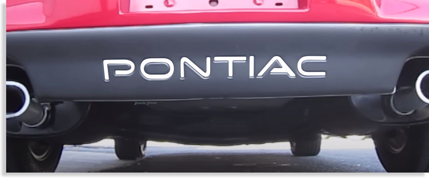 97-03 Grand Prix Rear Lettering Decal | PONTIAC Lettering