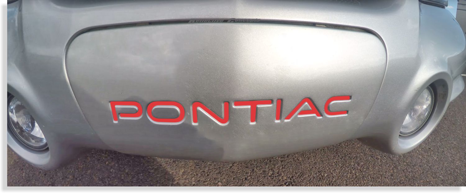 Buy Front Plate Lettering Pontiac Decal | Bonneville Decal