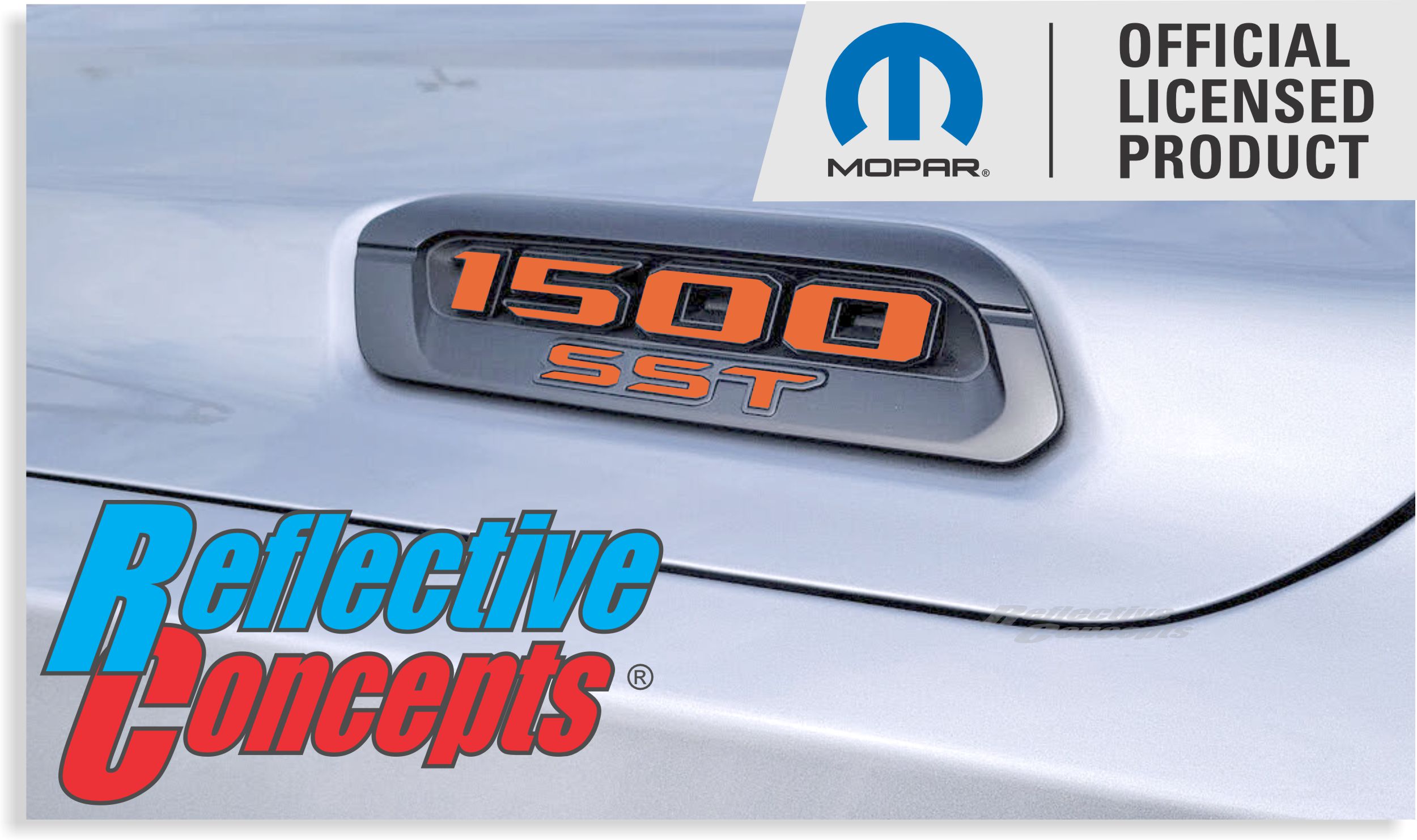 1500 SST Hood Emblem Overlay Decals