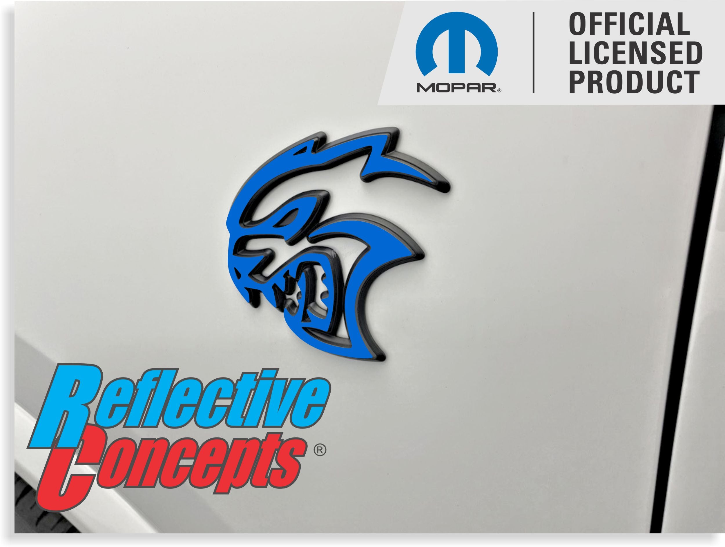 Hellcat Emblem Overlay Decals - Durango