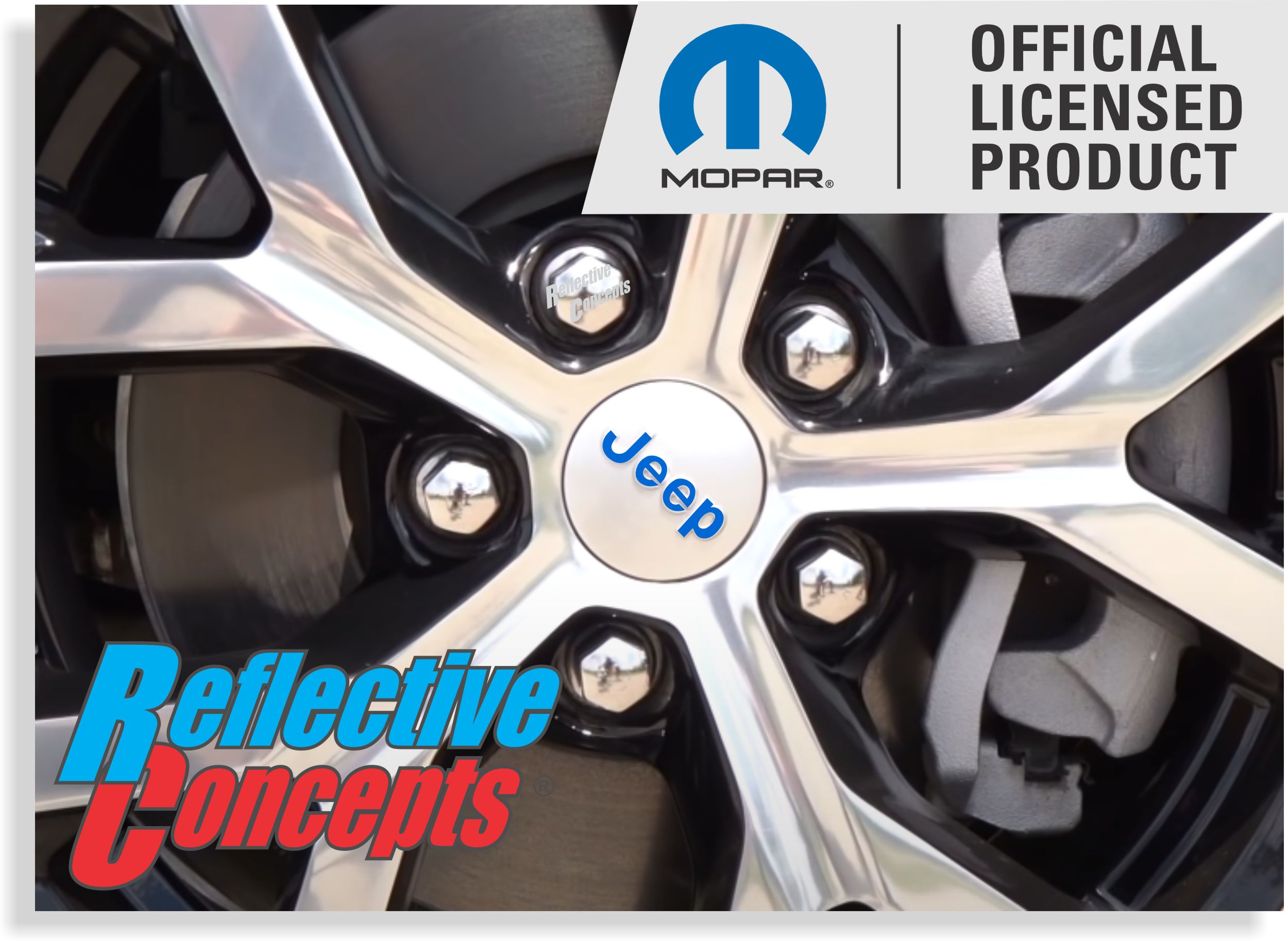 JEEP Center Cap Overlay Decals - 21 Grand Cherokee L