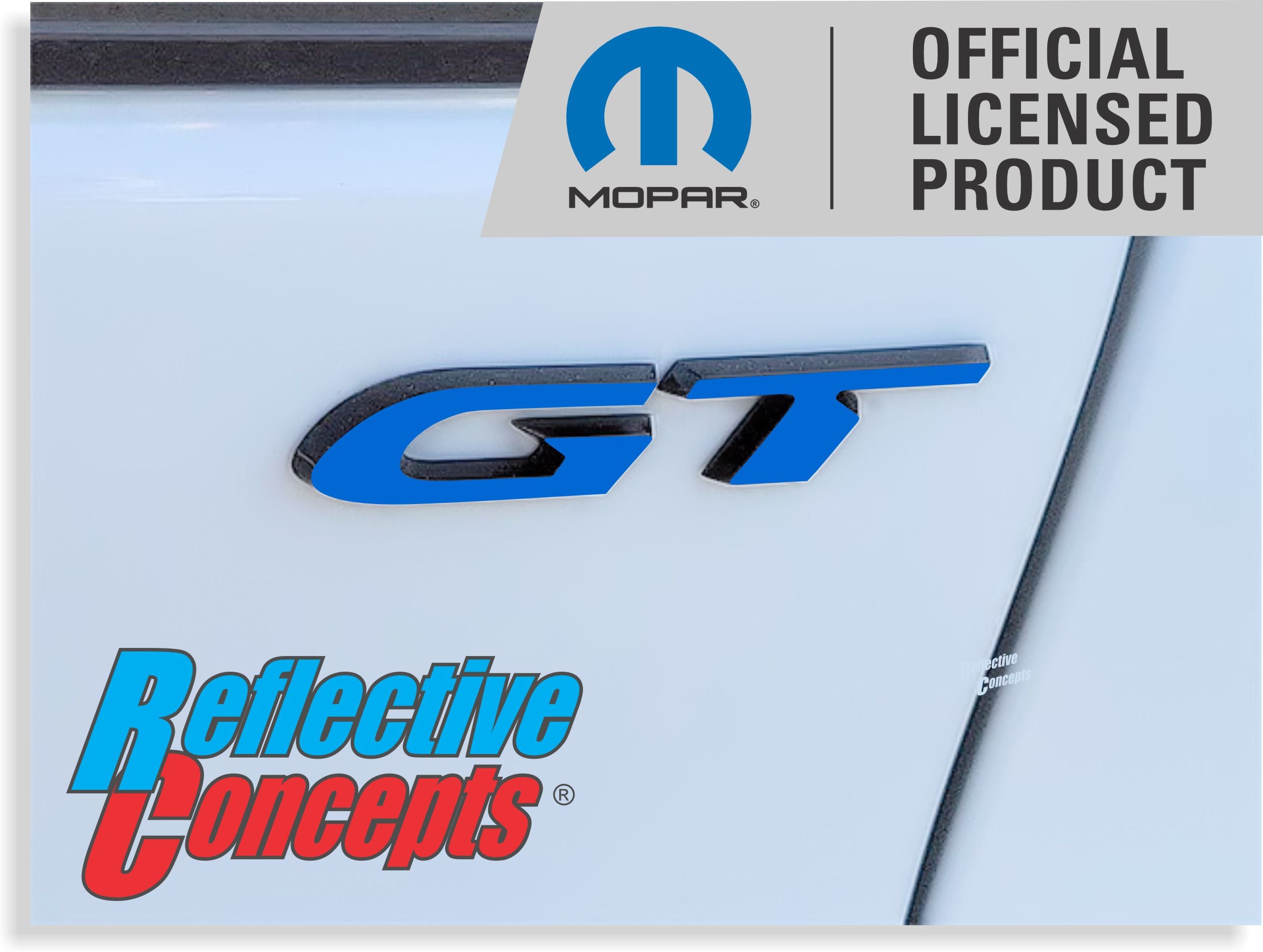 GT Emblem Overlay Decal Dodge Hornet