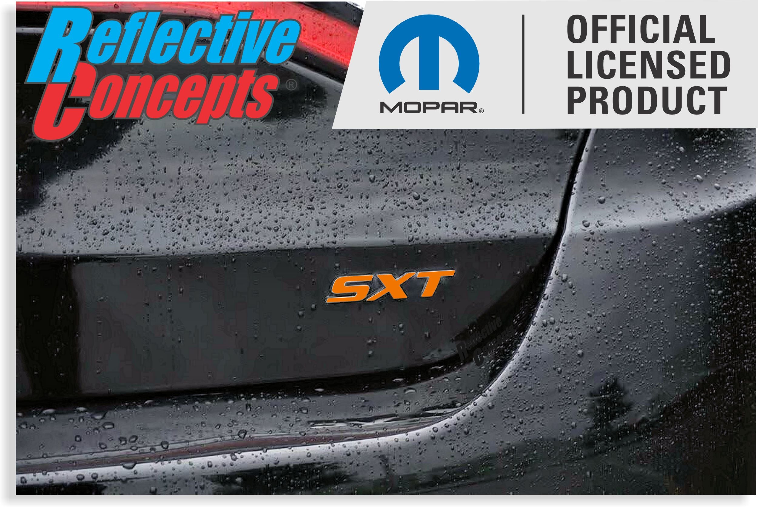 SXT Emblem Overlay Decal - Dodge Dart SXT