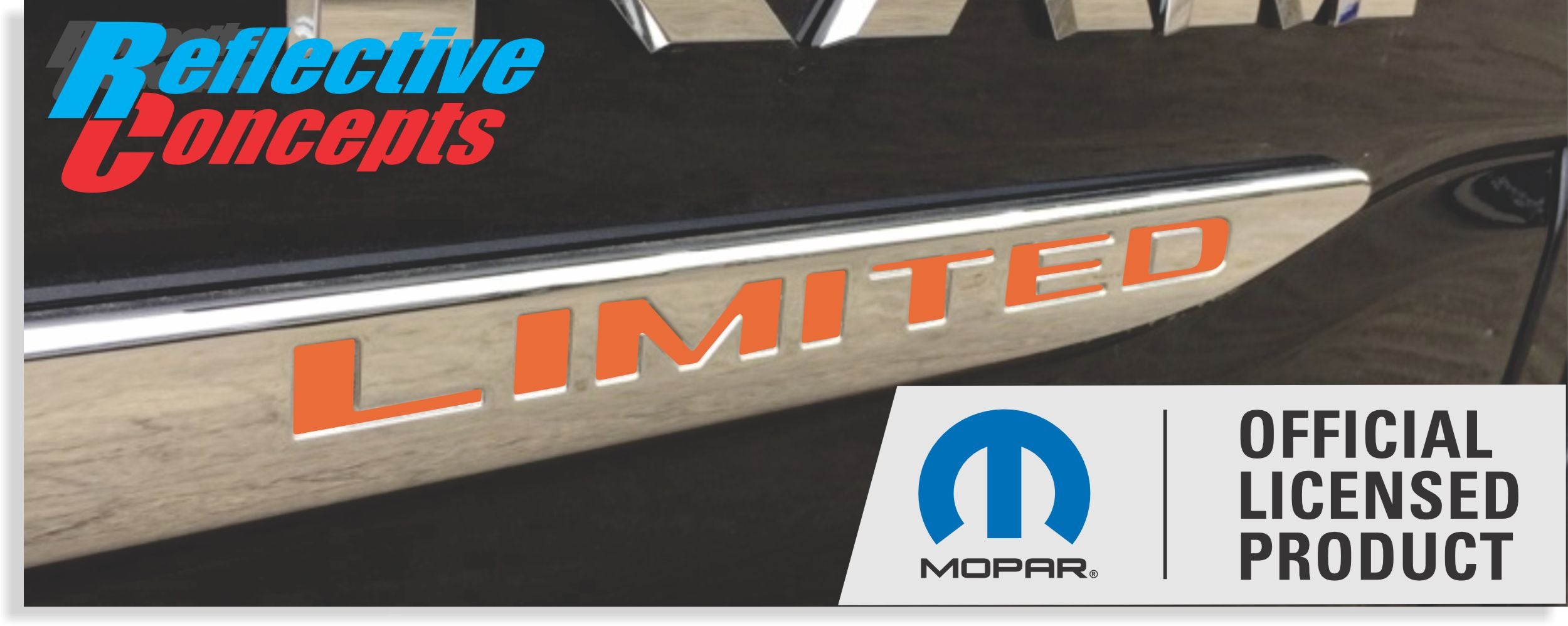 LIMITED Door Molding Decal Sticker 2019-2023 Ram