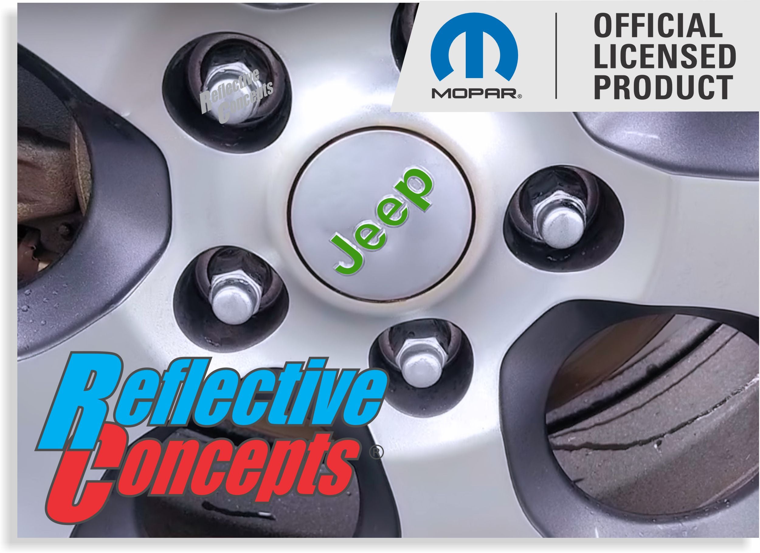 JEEP Center Cap Overlay Decals - 12-18 Wrangler