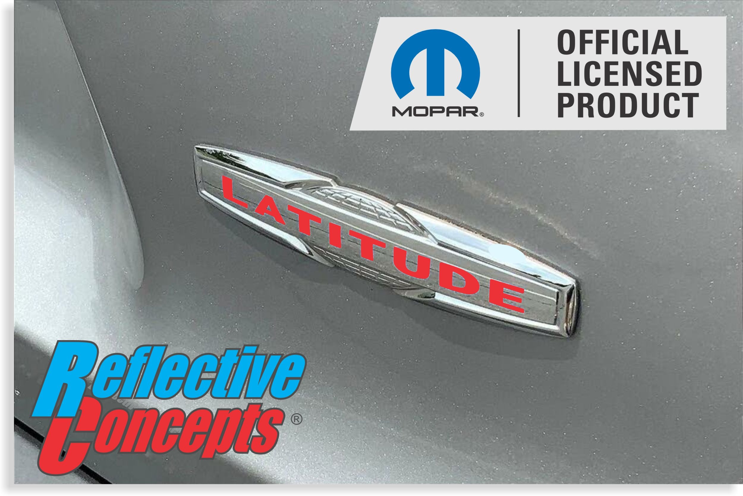 LATITUDE Emblem Overlay Decal
