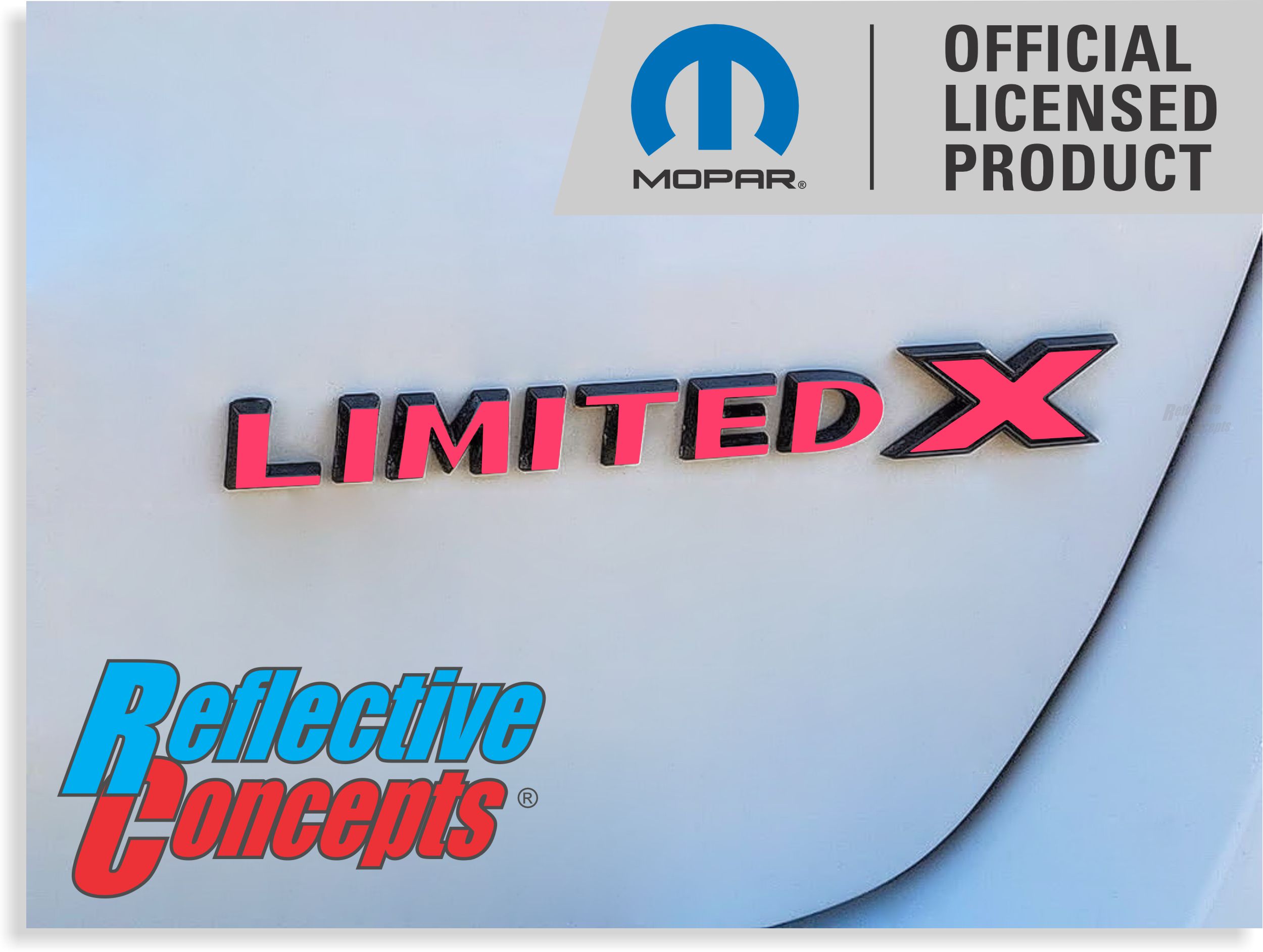 Limited X Emblem Overlay Decal