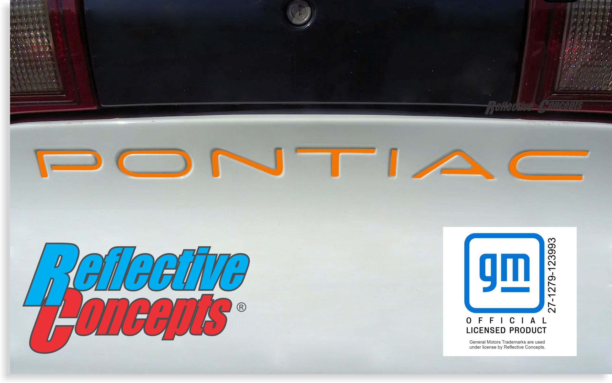Rear Lettering Inlay Decals | 93-02 Pontiac Firebird