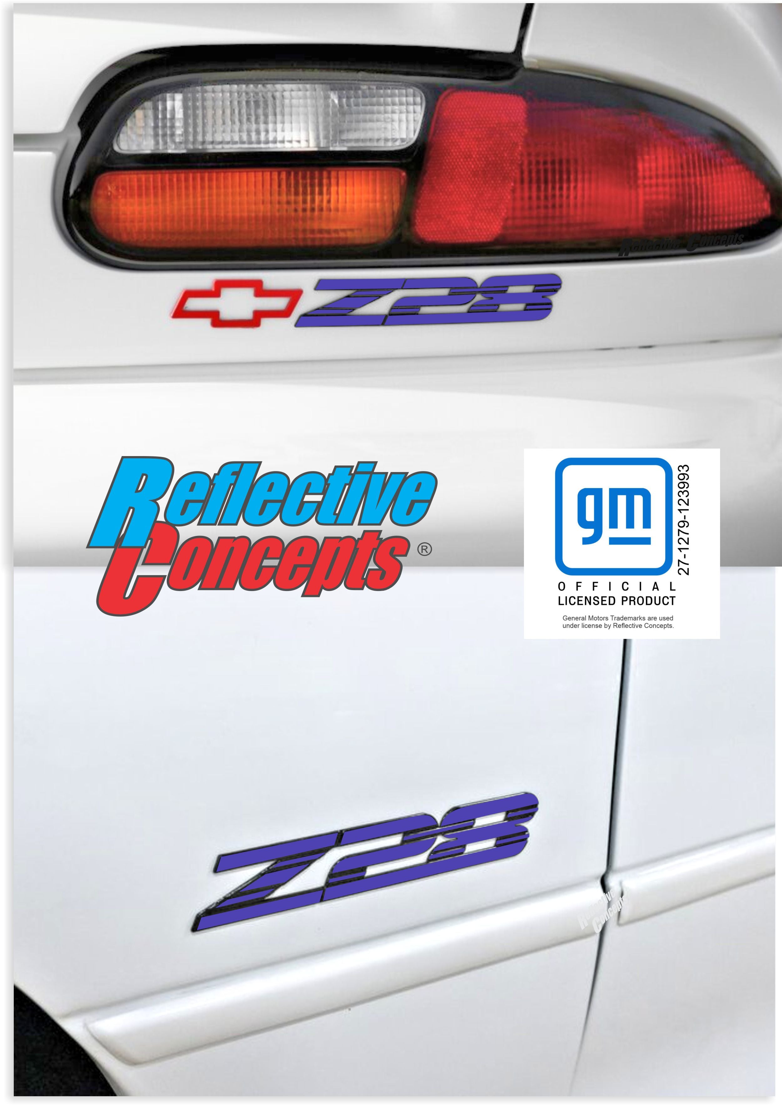 Buy Z28 Badge Overlay Decals | 93-02 Camaro Z28 Decals