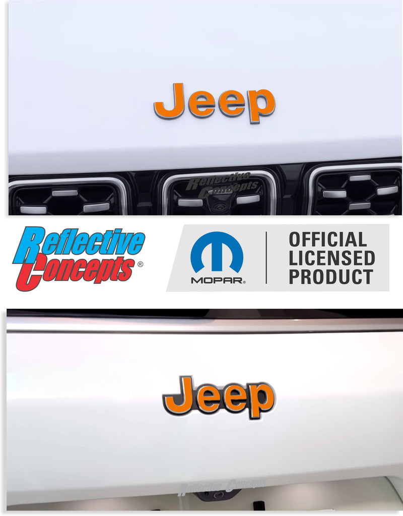 Jeep Emblem Overlay | 22-23 Grand Cherokee | Vinyl Decals