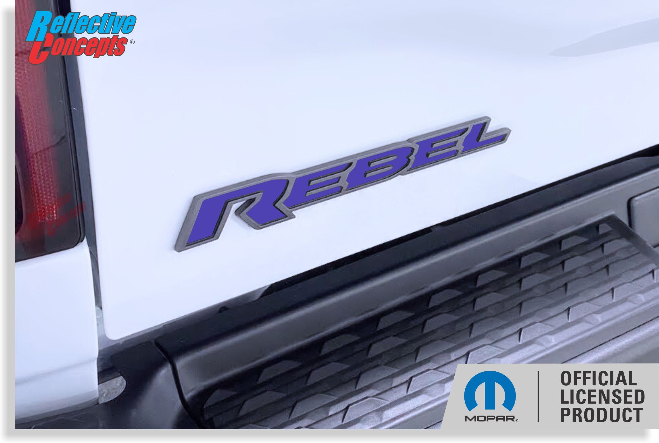 REBEL Inlay Decal 2019 Ram