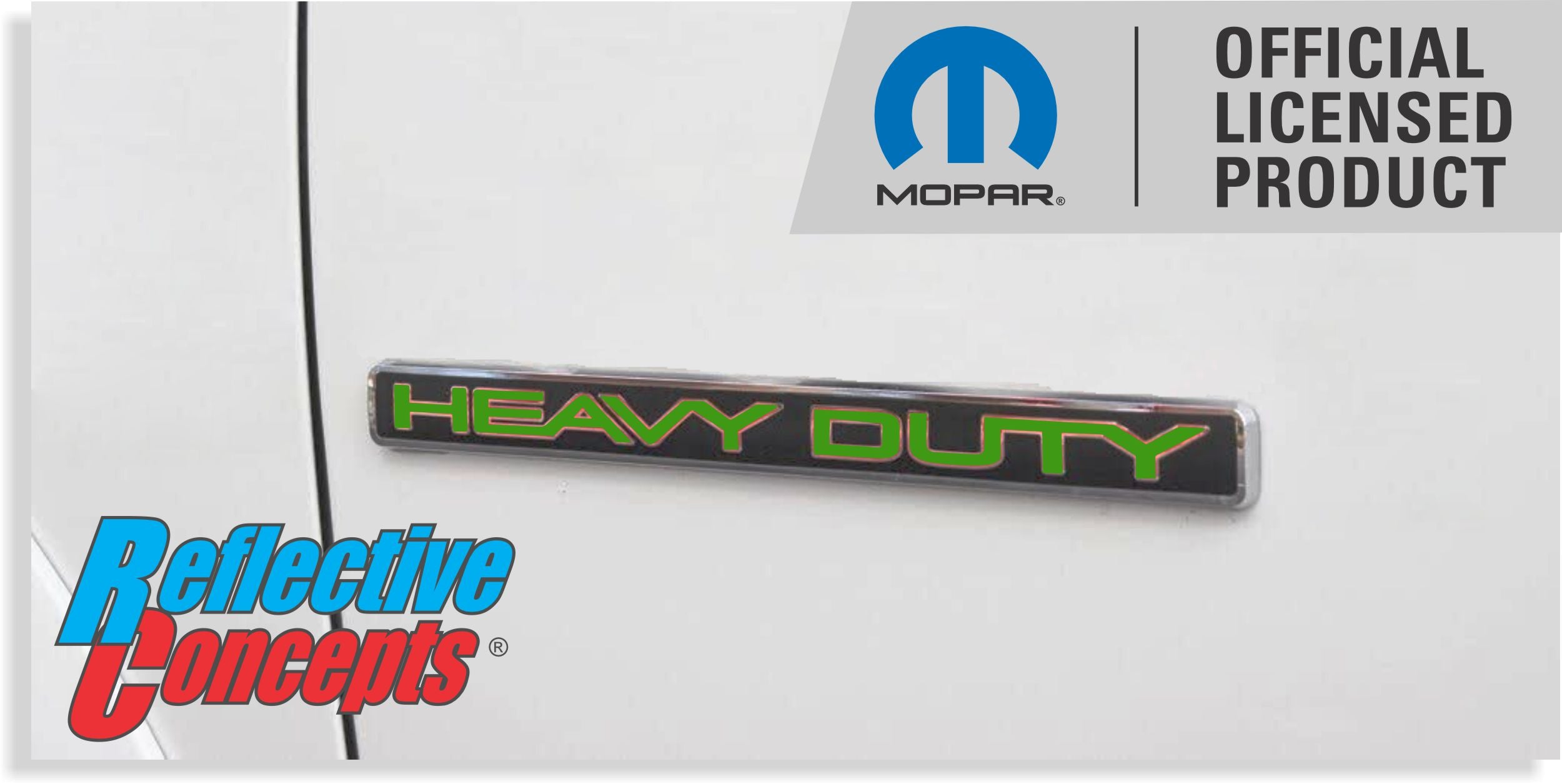 HEAVY DUTY Emblem Overlay Decals