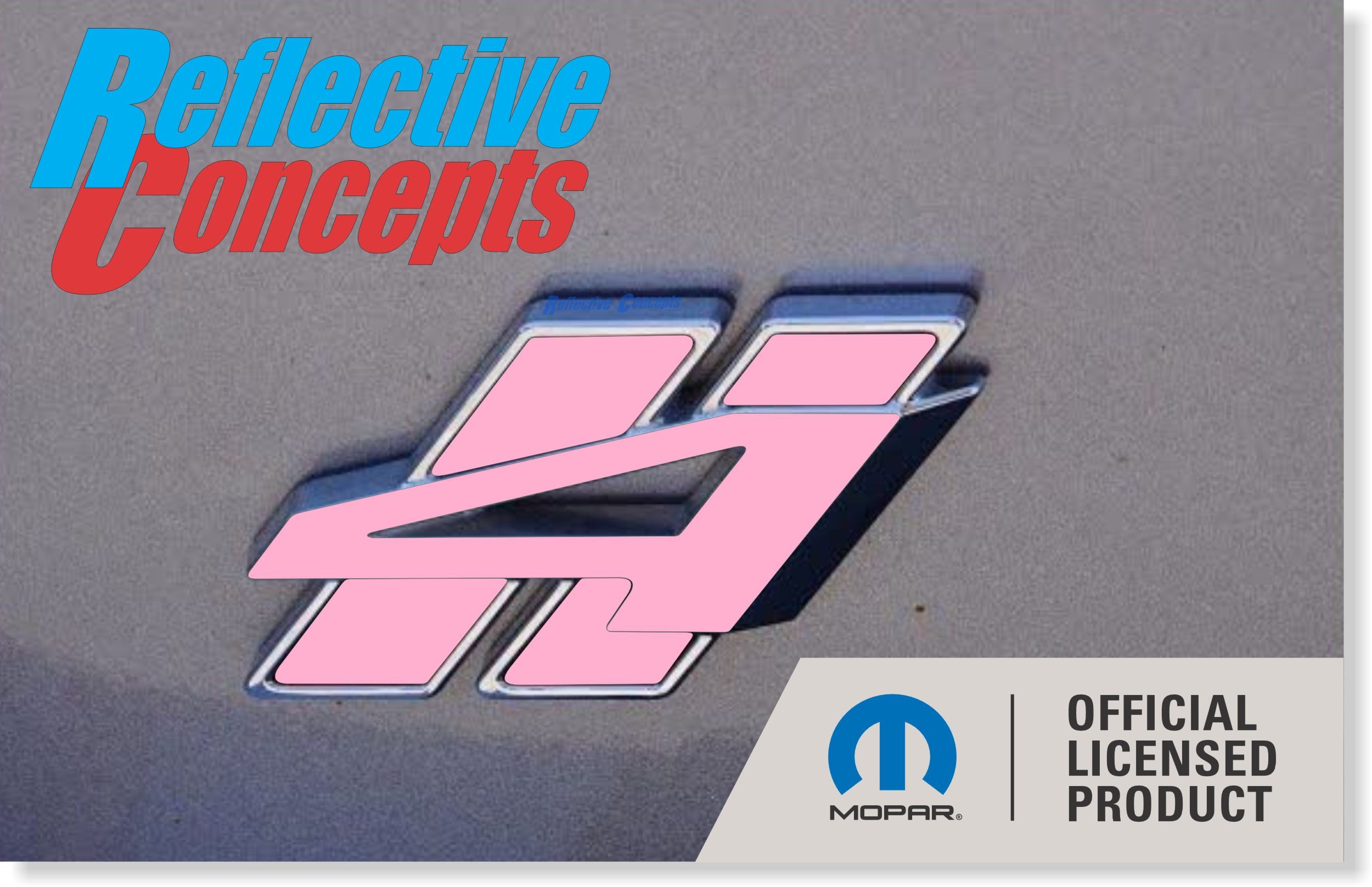 4 Rhombi AWD Liftgate Emblem Overlay Decal