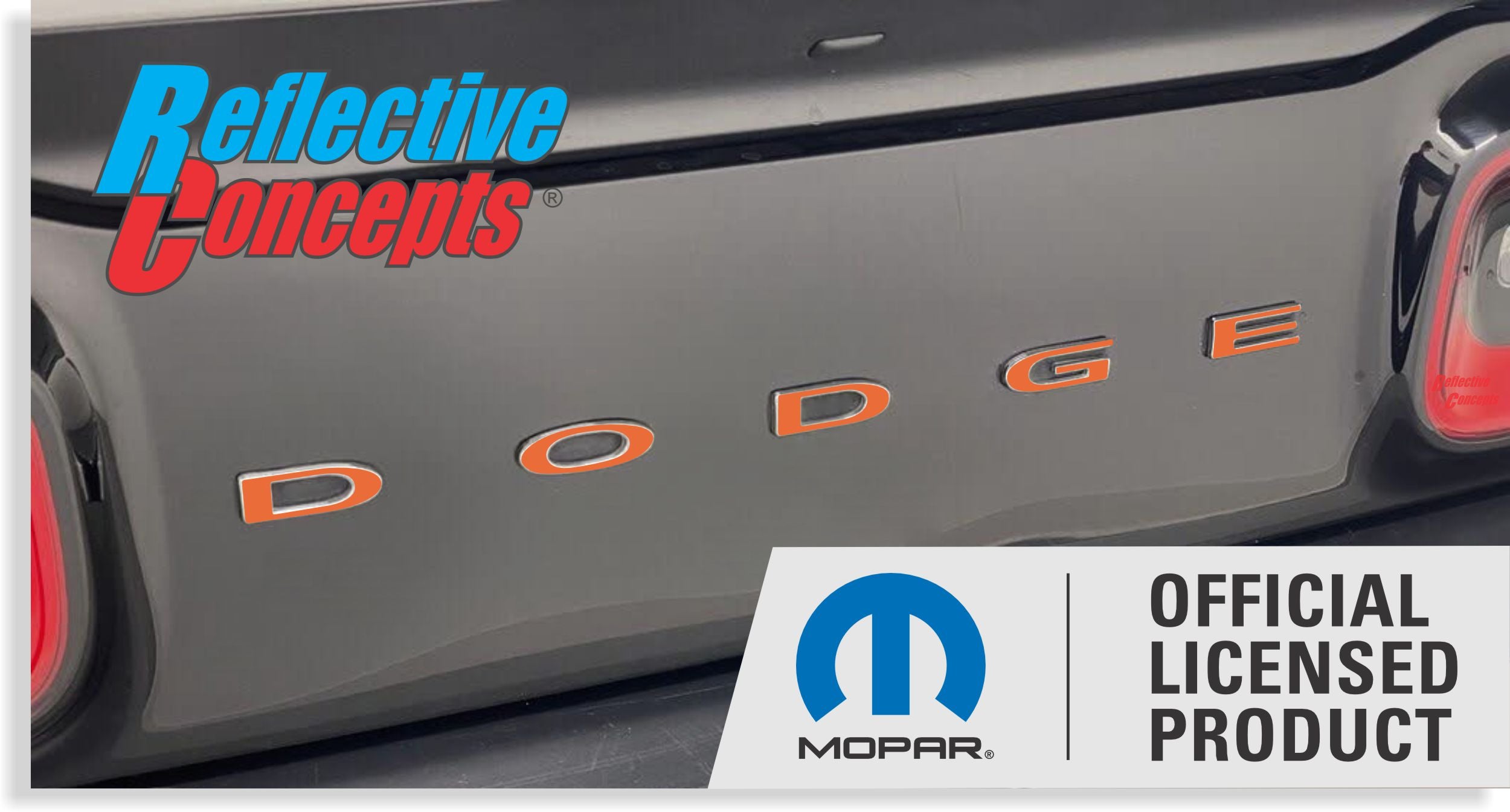 Dodge Trunk Decals | Overlay Decal | Challenger Emblem