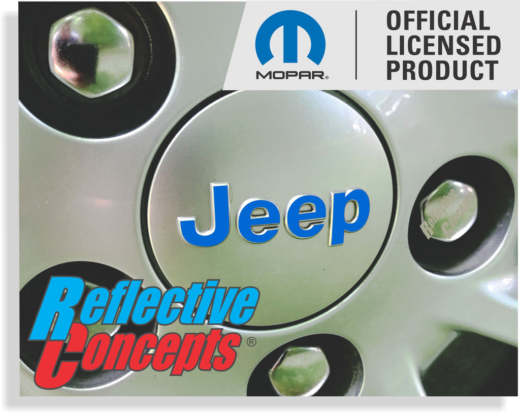 JEEP Center Cap Overlay Decals - 14-21 Cherokee