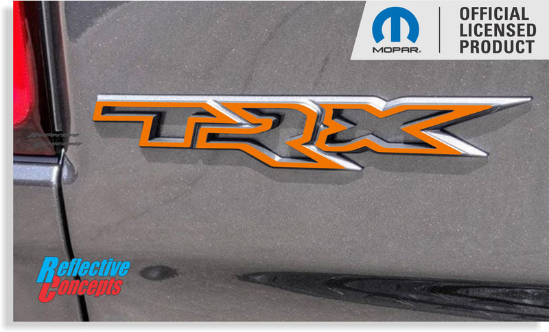 TRX logo Tailgate Emblem Overlay Decals