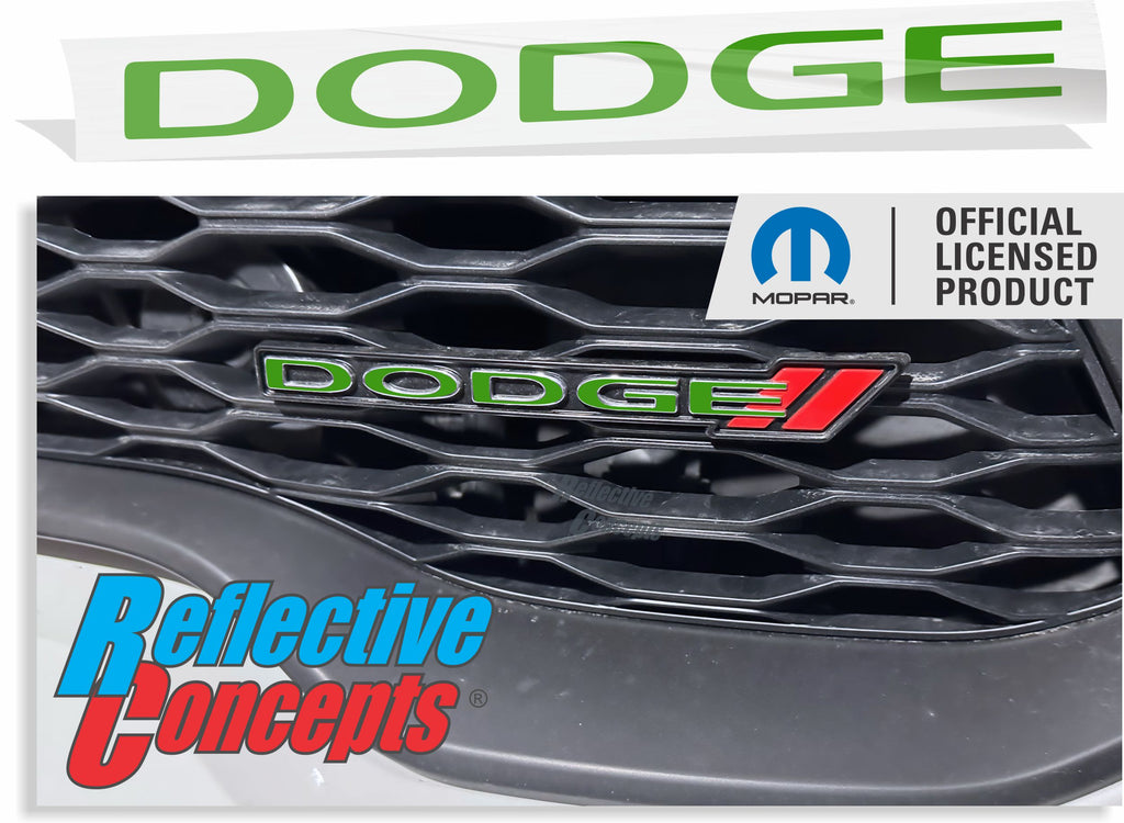 DODGE Grille Emblem Overlay Decal