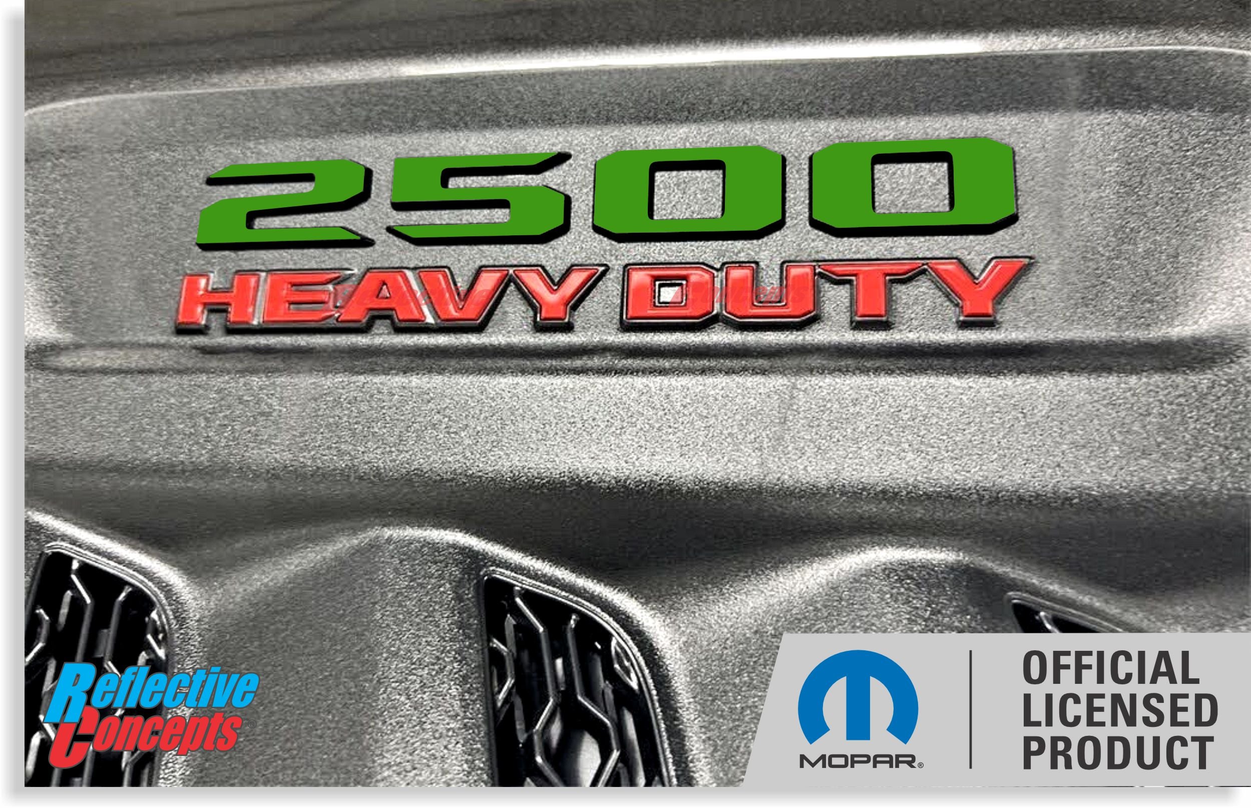 2500 Emblem Overlay Number Decals