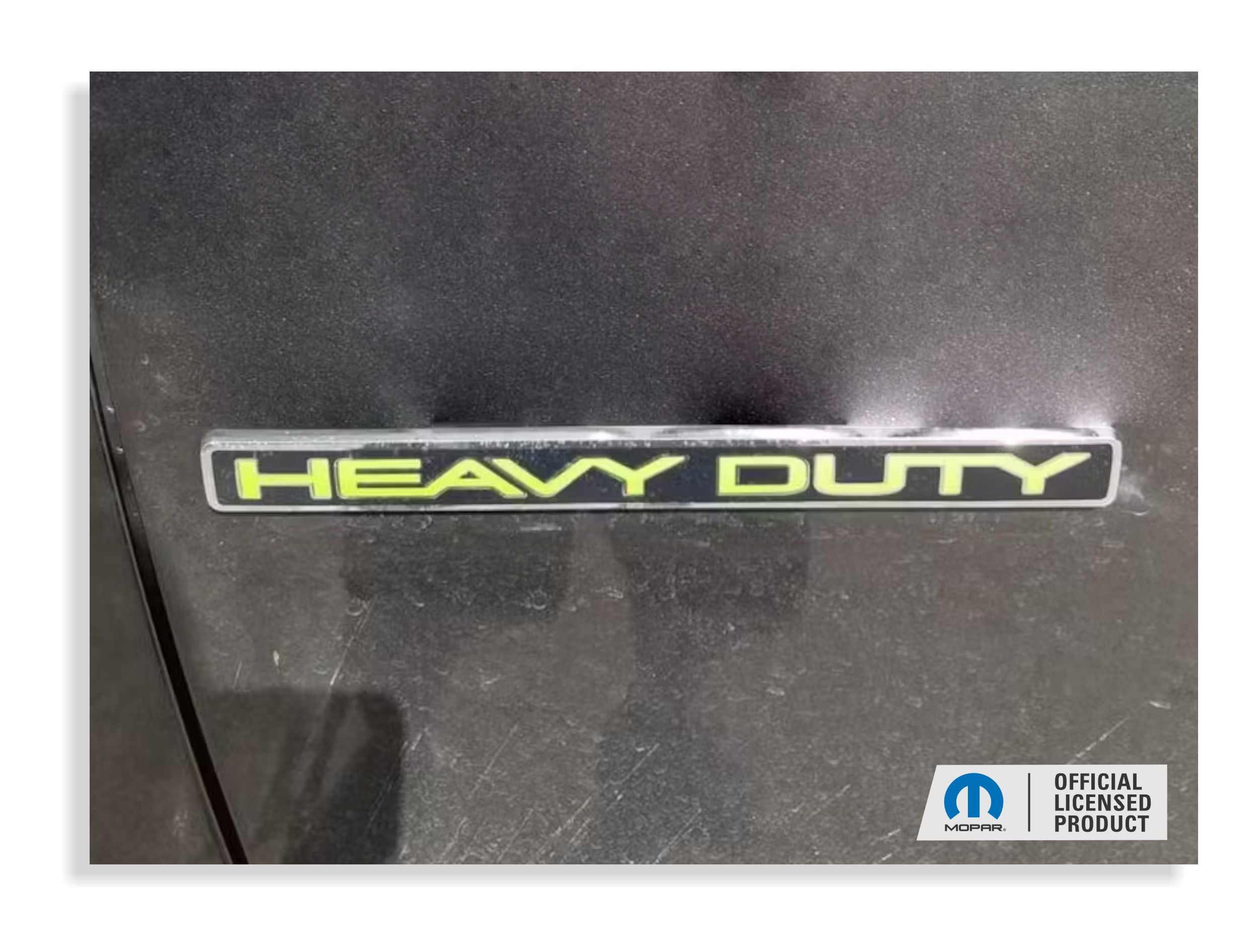 HEAVY DUTY Emblem Overlay Decals