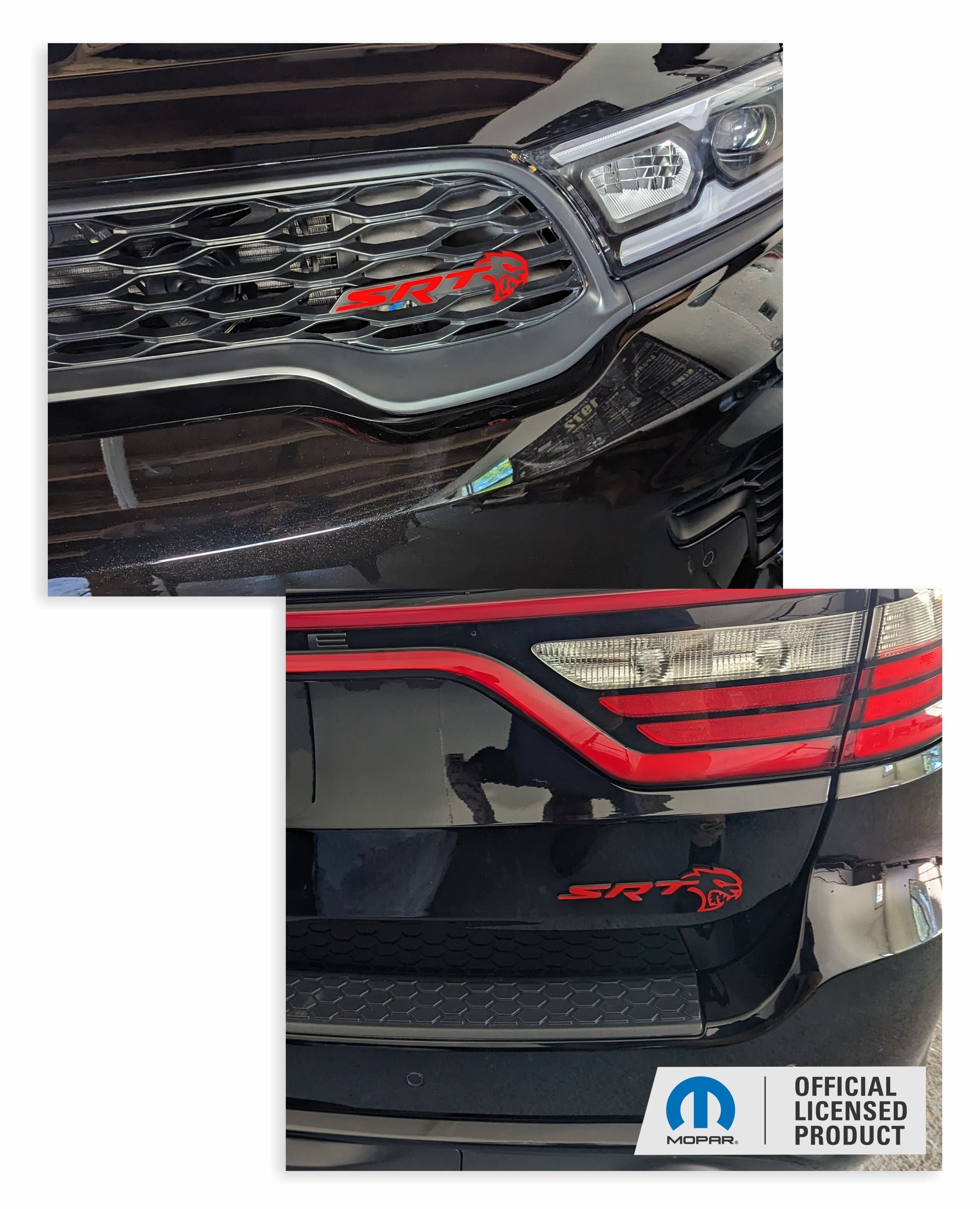 SRT Hellcat Emblem Overlay Decals - Durango