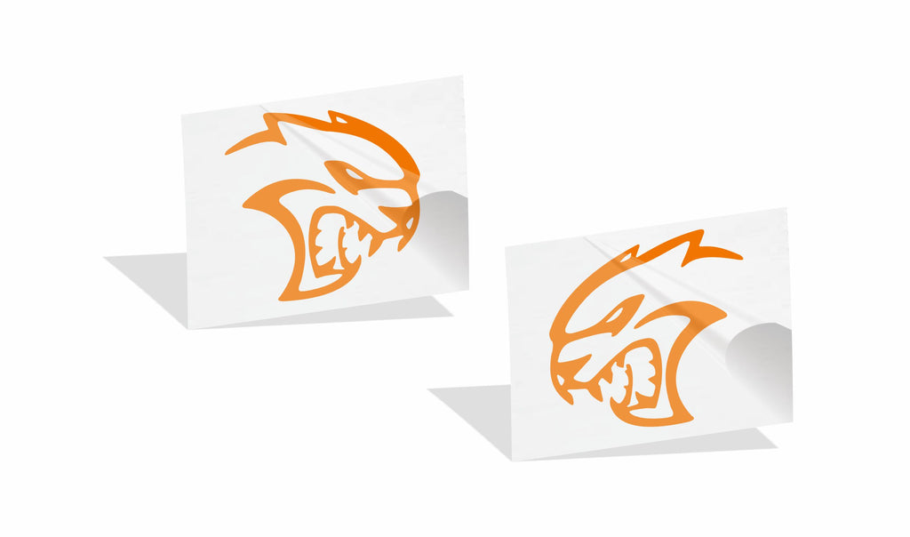Hellcat Emblem Overlay Decal (pair) - 15-18 Challenger Hellcat