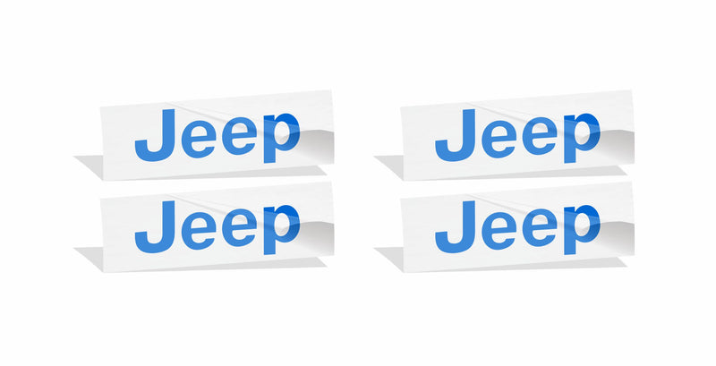 JEEP Center Cap Overlay Decals - 21 Grand Cherokee L