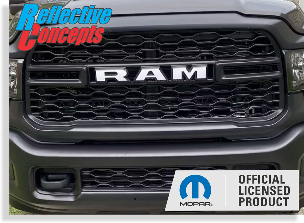 RAM Grille Emblem Overlay Decals 2019-2024 2500 3500