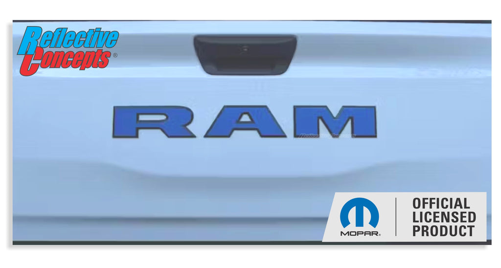 RAM Tailgate Emblem Overlay Decals - 2025 RAM 1500