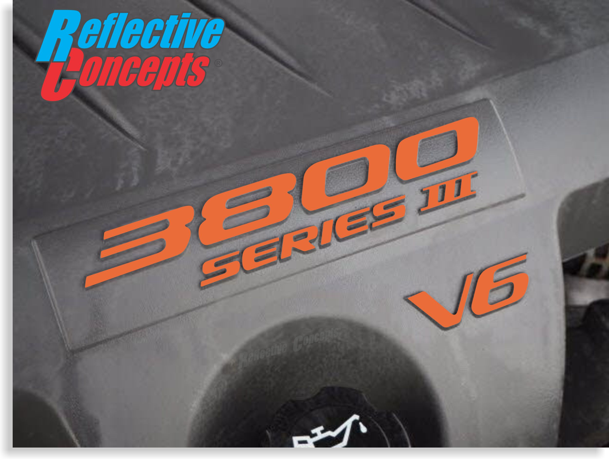 Engine Cover Overlay Decals | 04-08 Grand Prix GT Decals