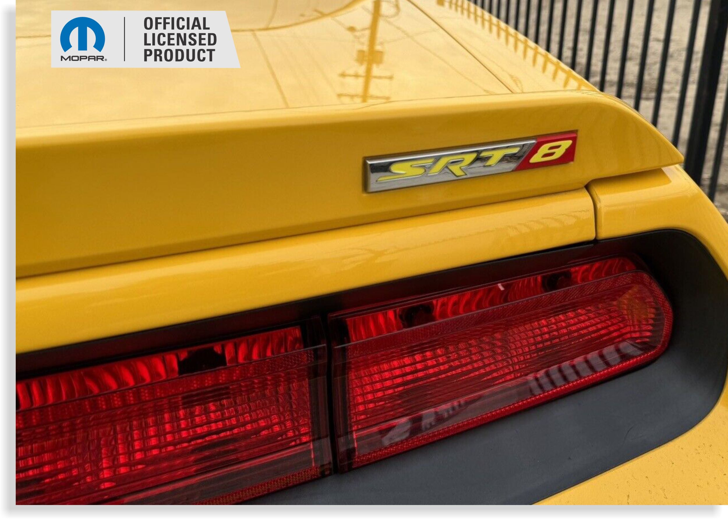 SRT8 Trunk BadgeOverlay Decal 2008-2014 Challenger SRT8