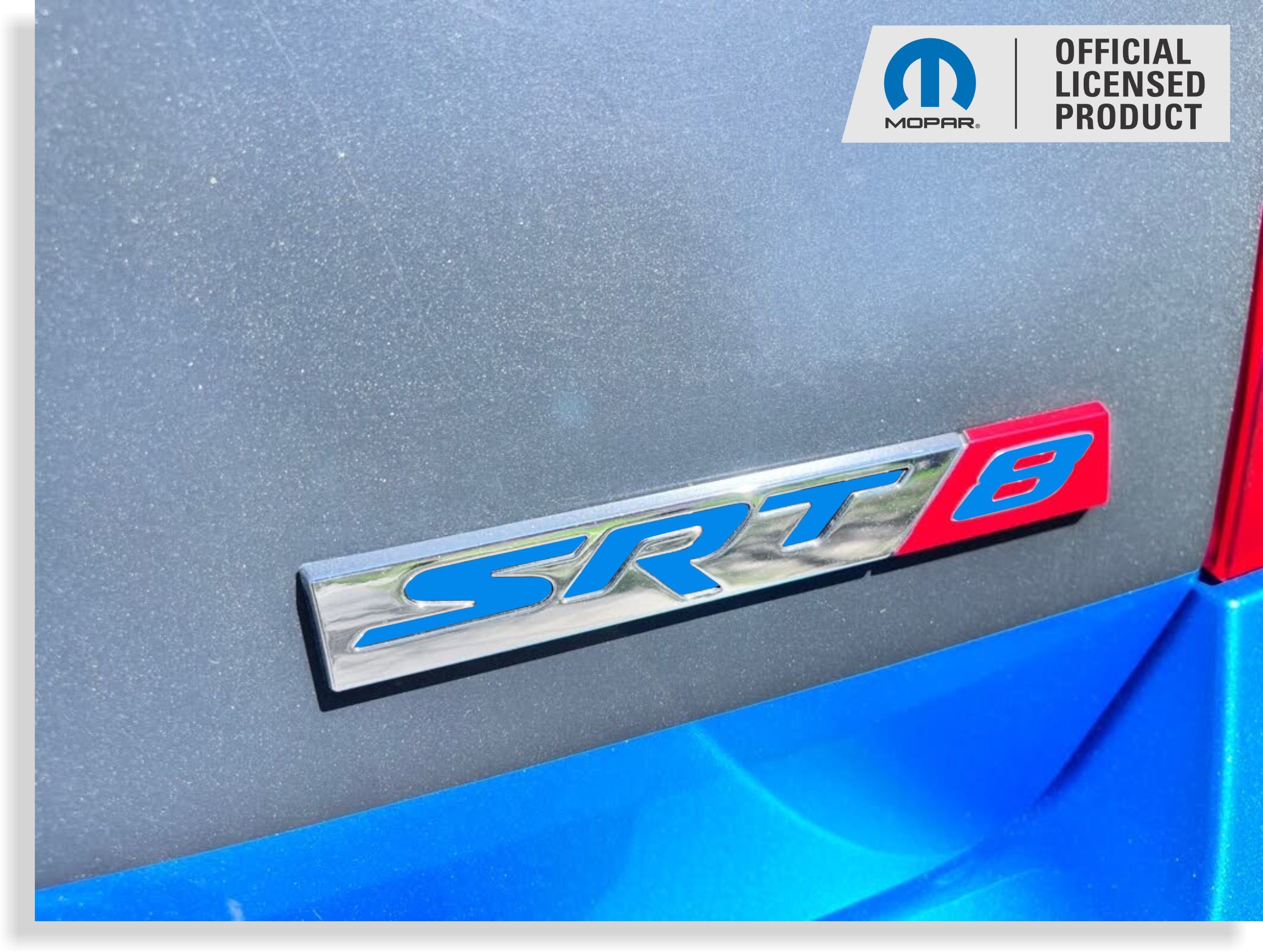 SRT8 Trunk BadgeOverlay Decal 2006-2013 Charger SRT8