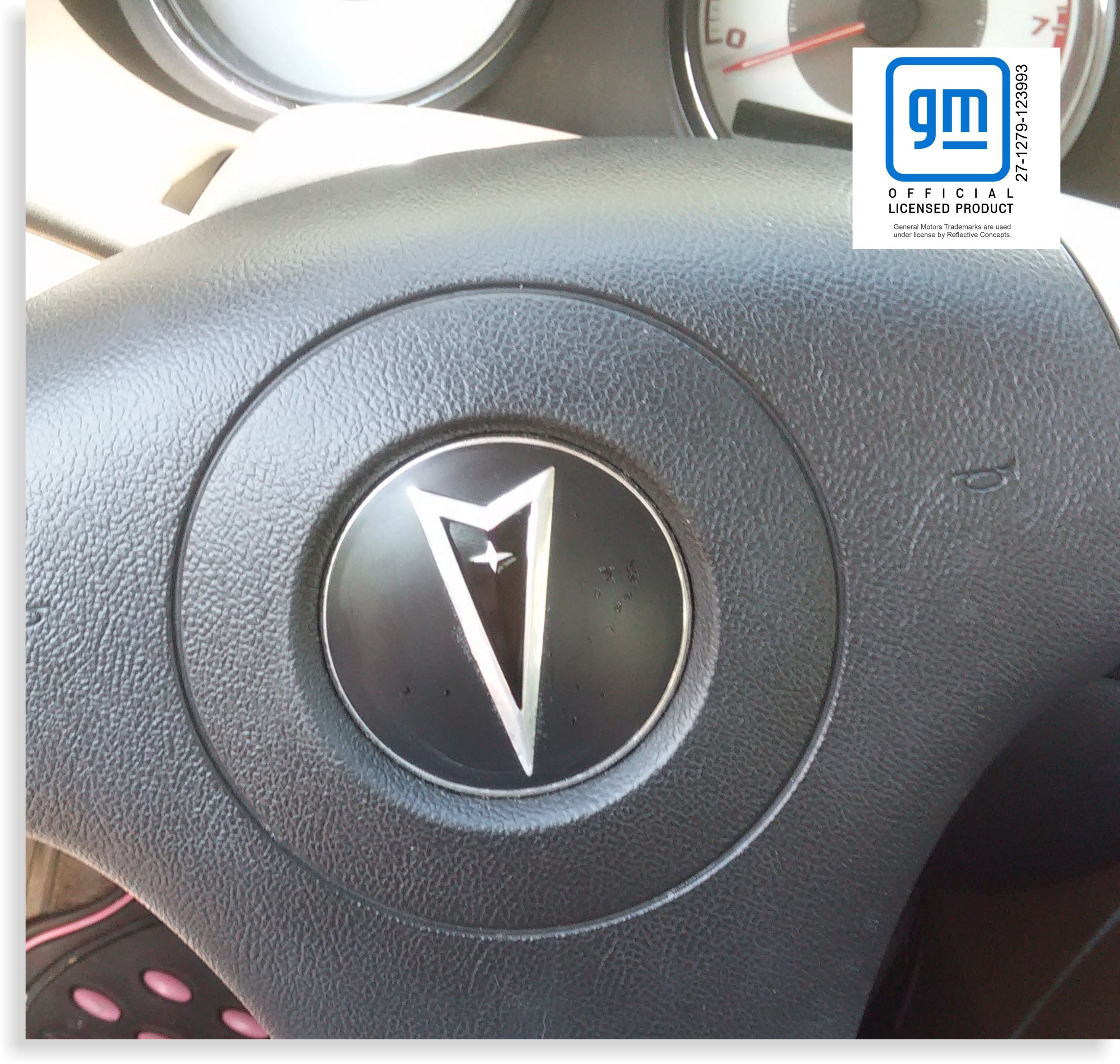 Pontiac G5 Overlay Decal | Steering Wheel Emblem