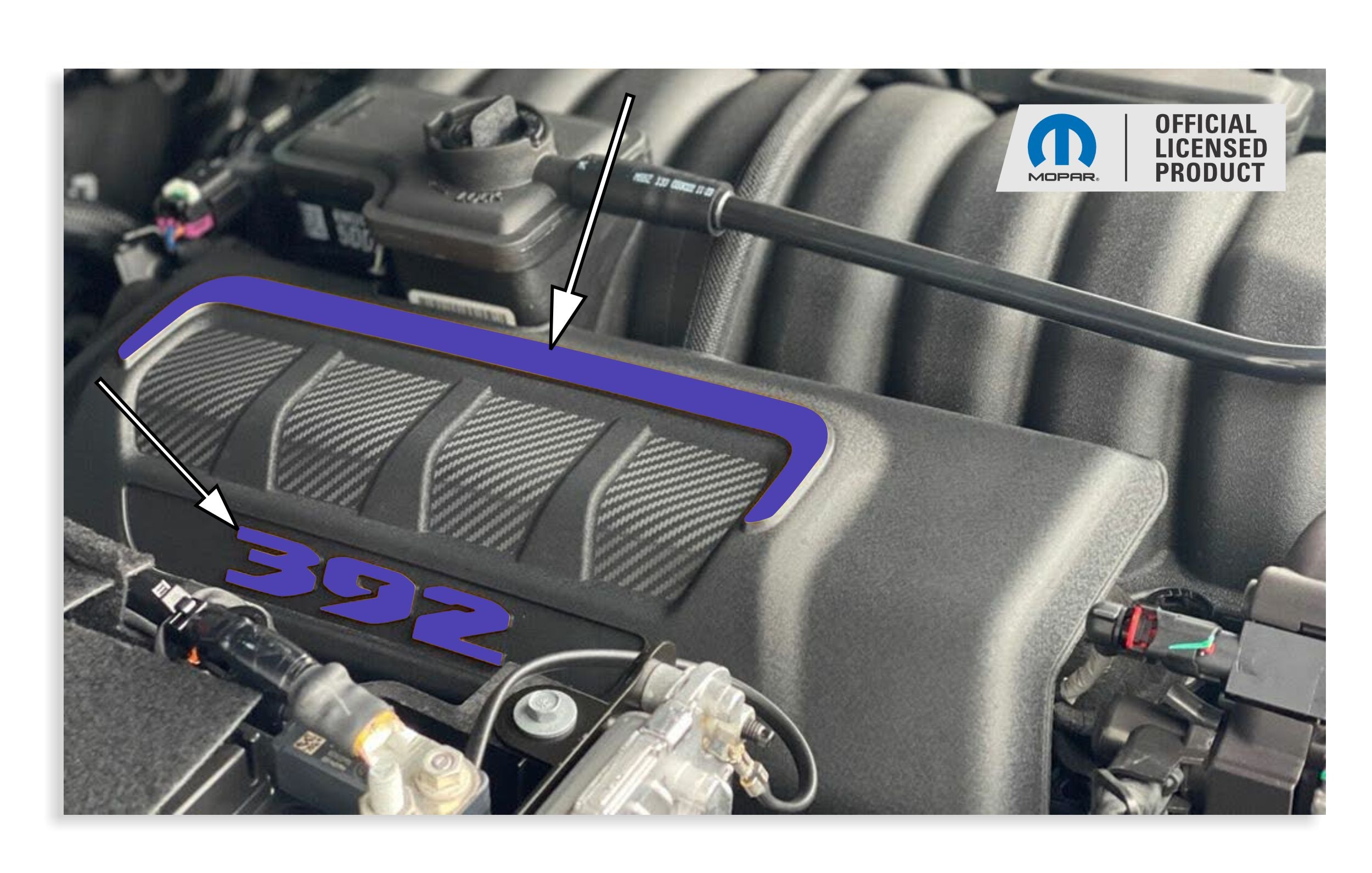 392 Rubicon Engine Cover Decals