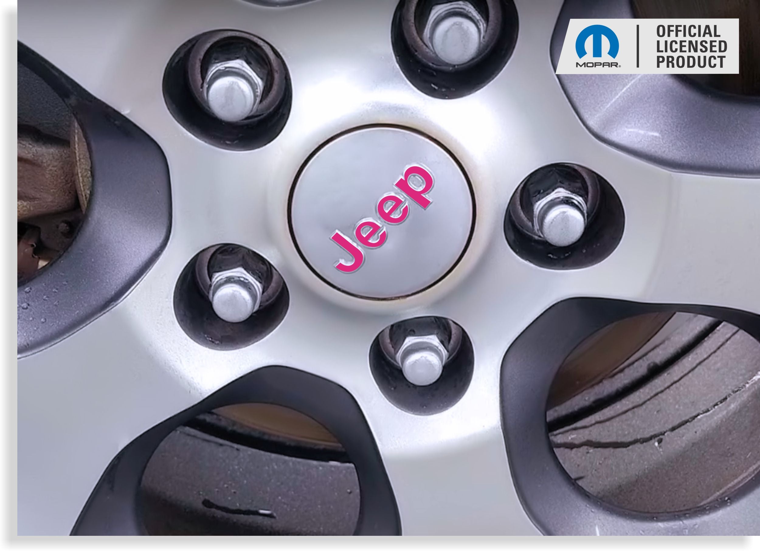 JEEP Center Cap Overlay Decals - 12-18 Wrangler