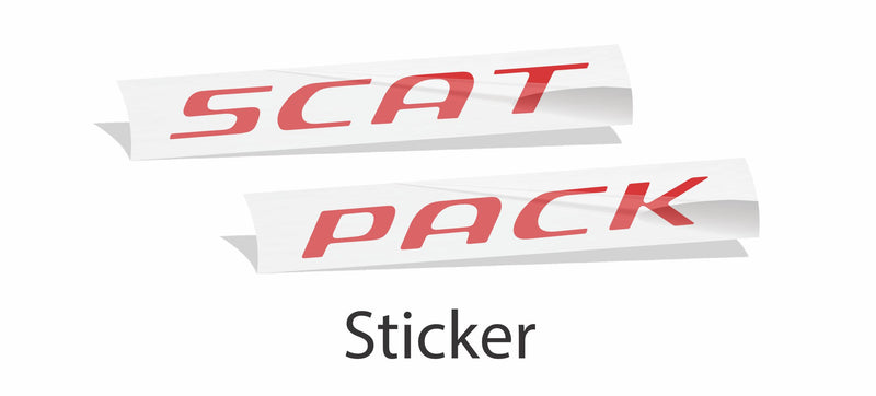 SCAT PACK Spoiler Emblem Overlay Decal