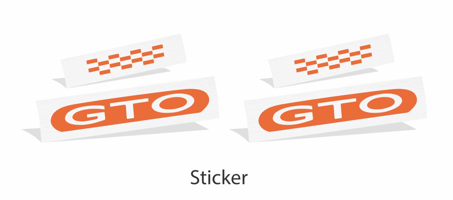 GTO Fender Emblem | GTO Decals | Vinyl Decals