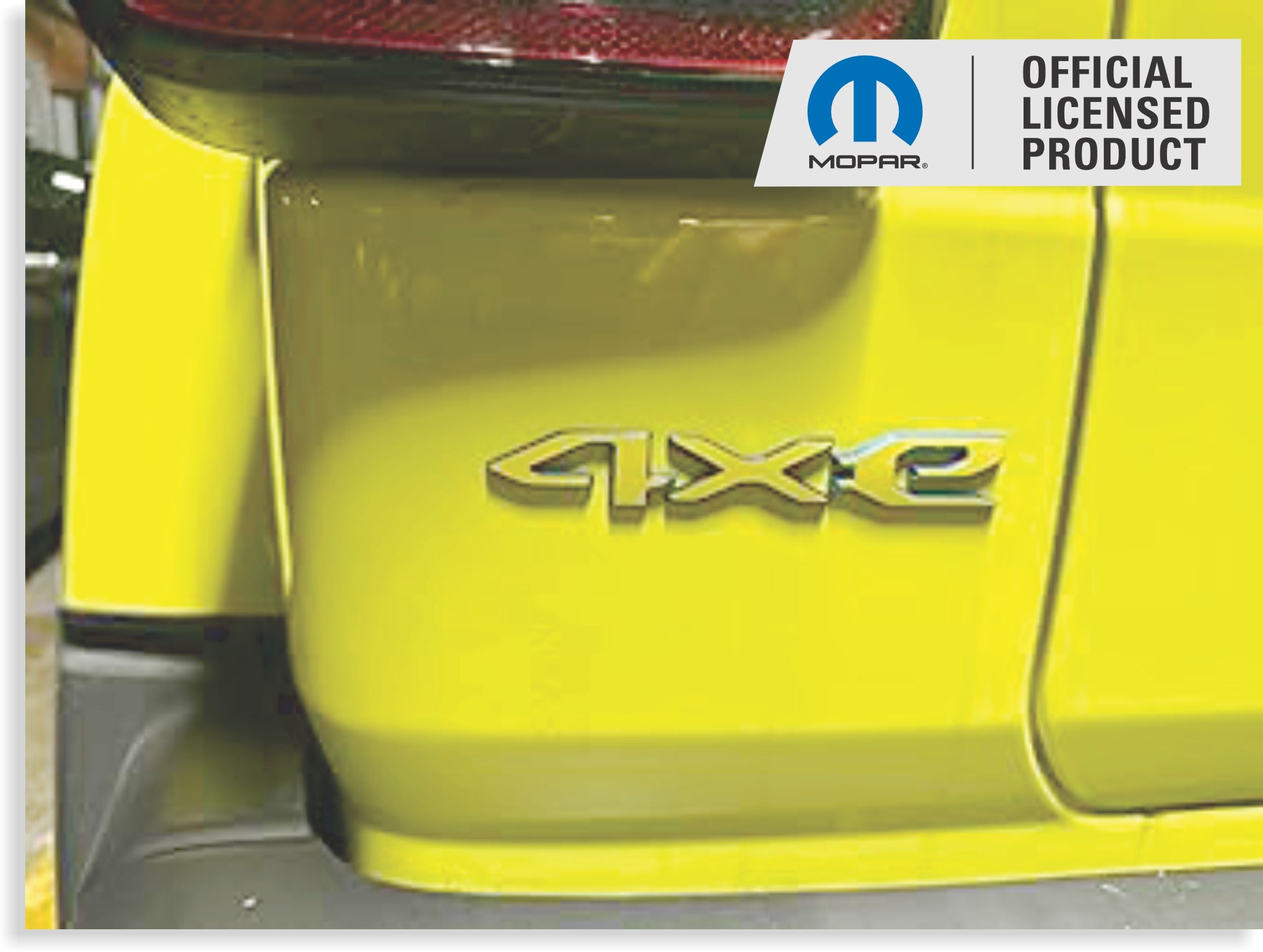 4xe Liftgate Emblem Overlay Decal - 2021-2025 Wrangler 4xe