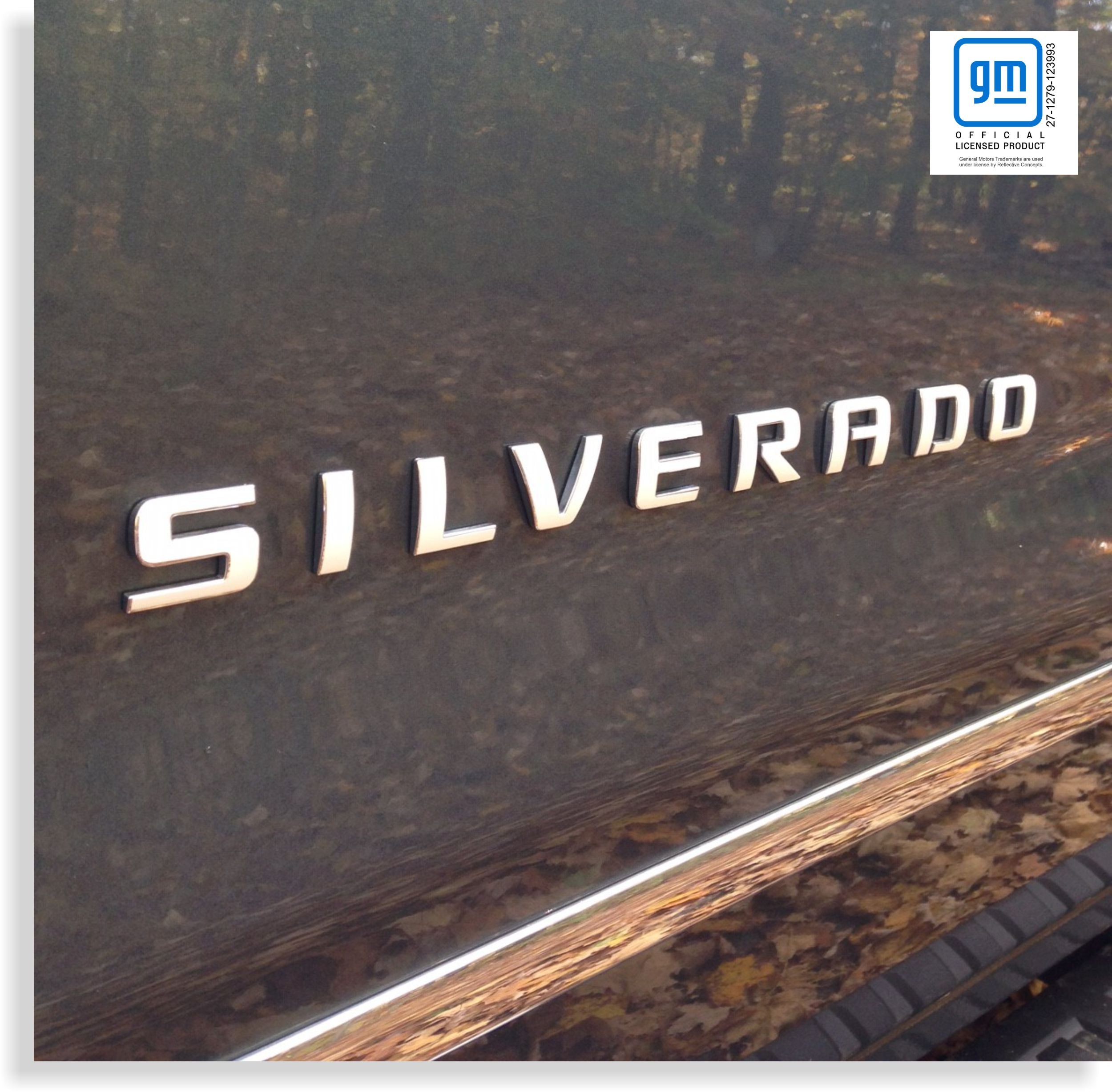 Emblem Overlay Decals - 2014-2018 Silverado