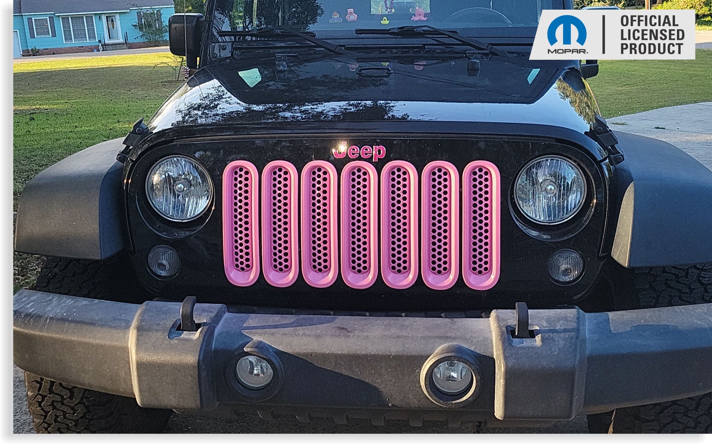 Jeep Wrangler Emblem Overlay Decal