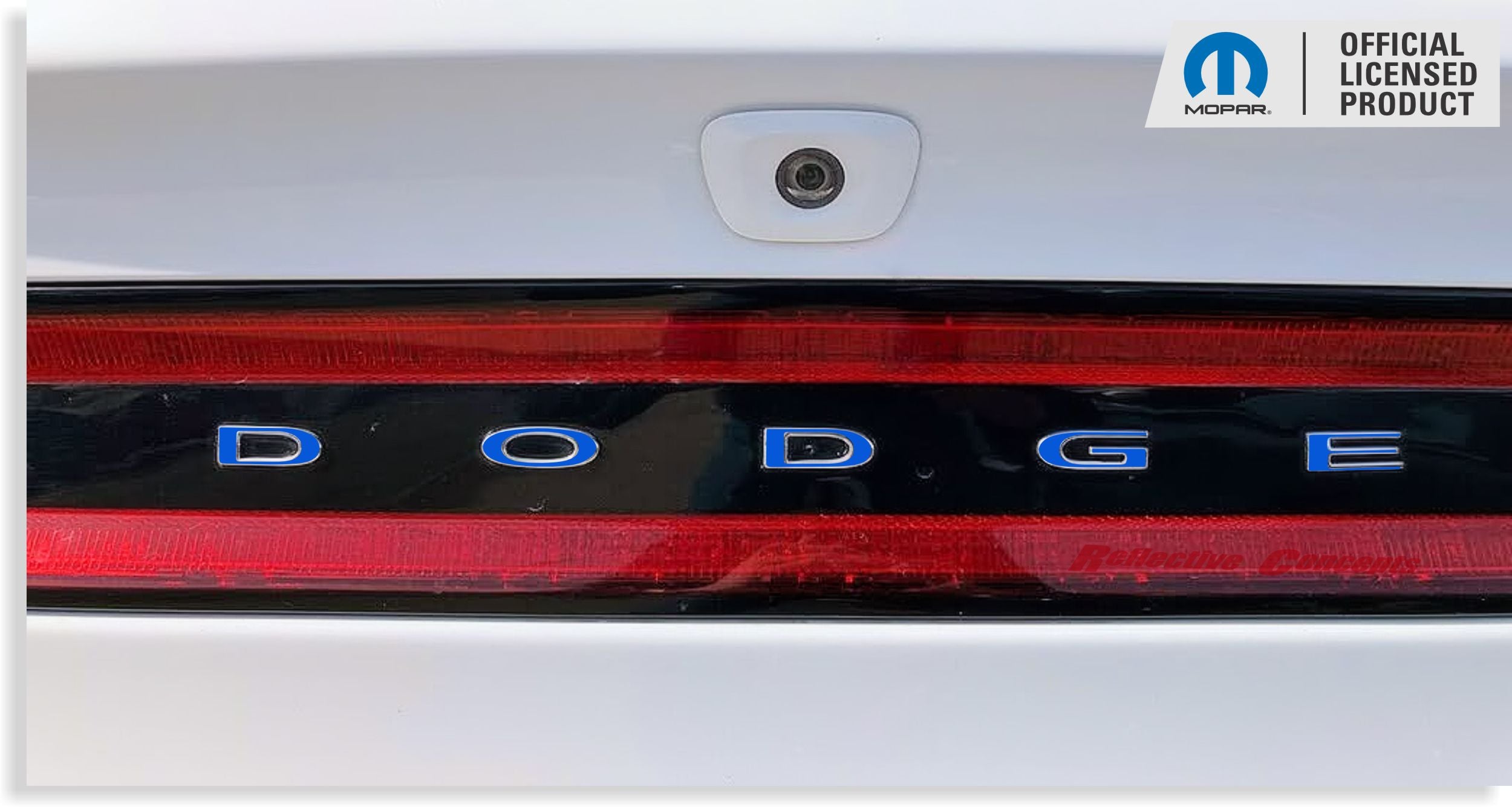 Dodge Trunk Emblem Overlay Decal for Dodge Dart