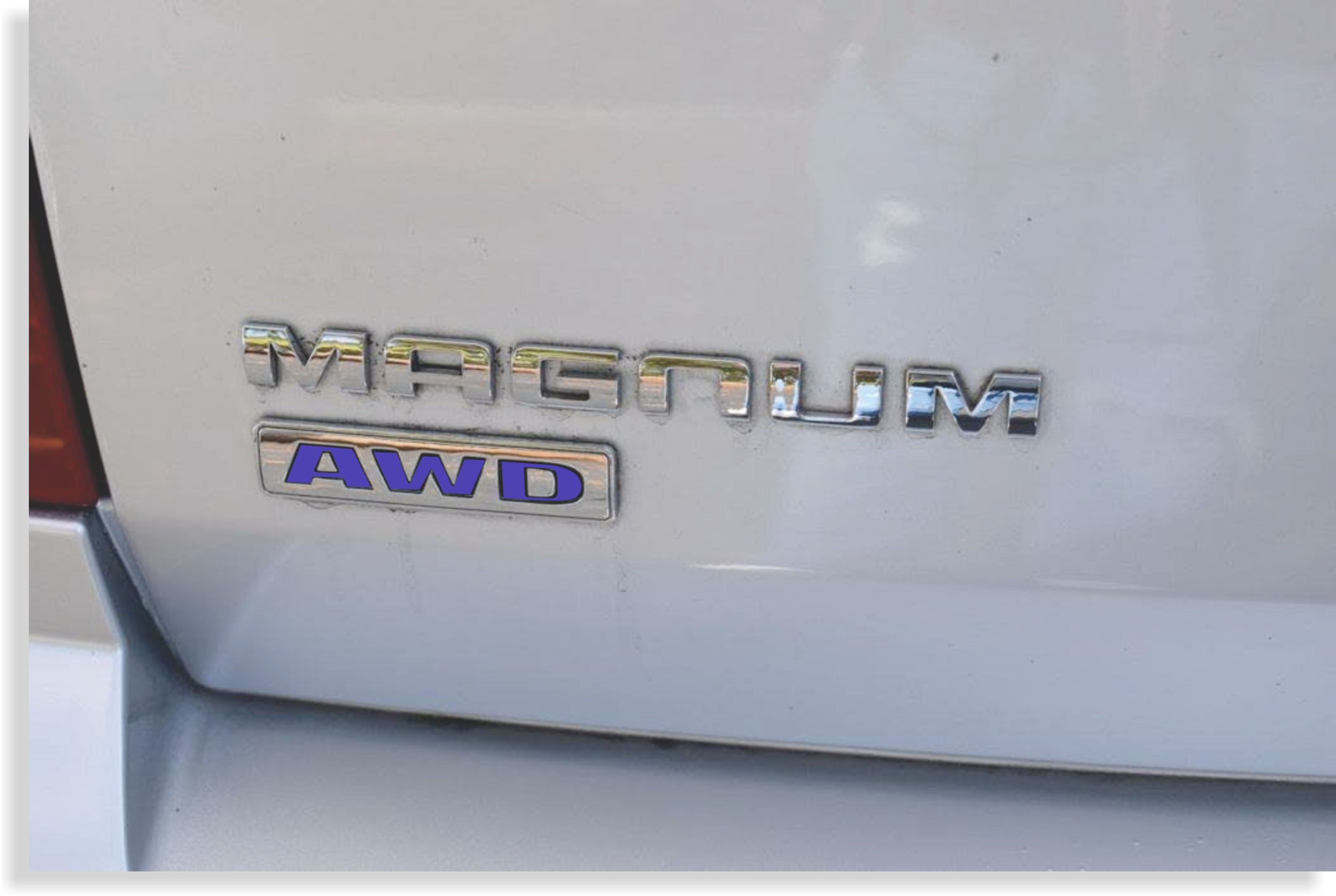 AWD Emblem Inlay Decal | 05-08 Dodge Magnum Decals