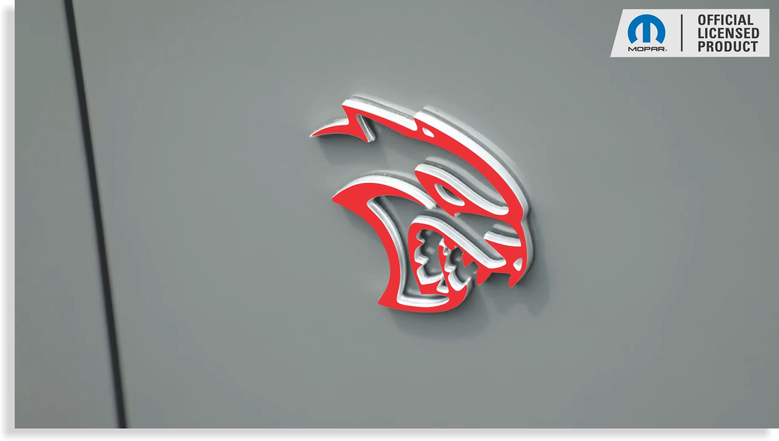 Hellcat Emblem Overlay Decal (pair) - 19-23 Challenger SRT Hellcat