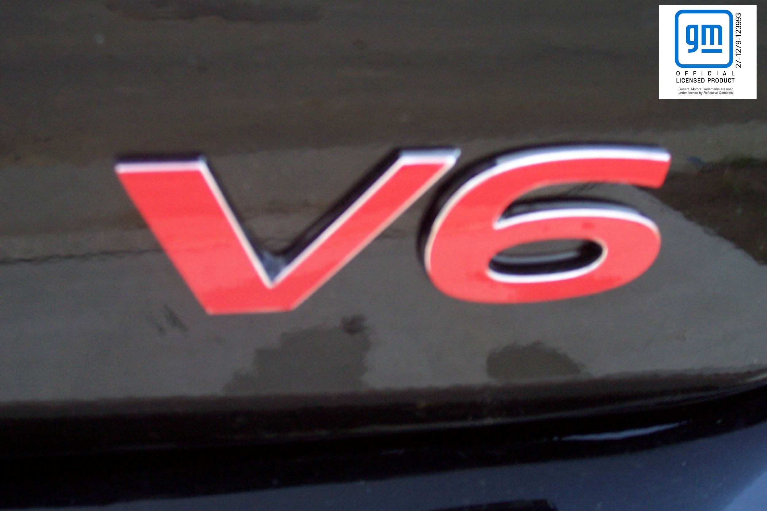 PONTIAC G6 V6 Emblem | Vinyl Decal | Reflective Concepts