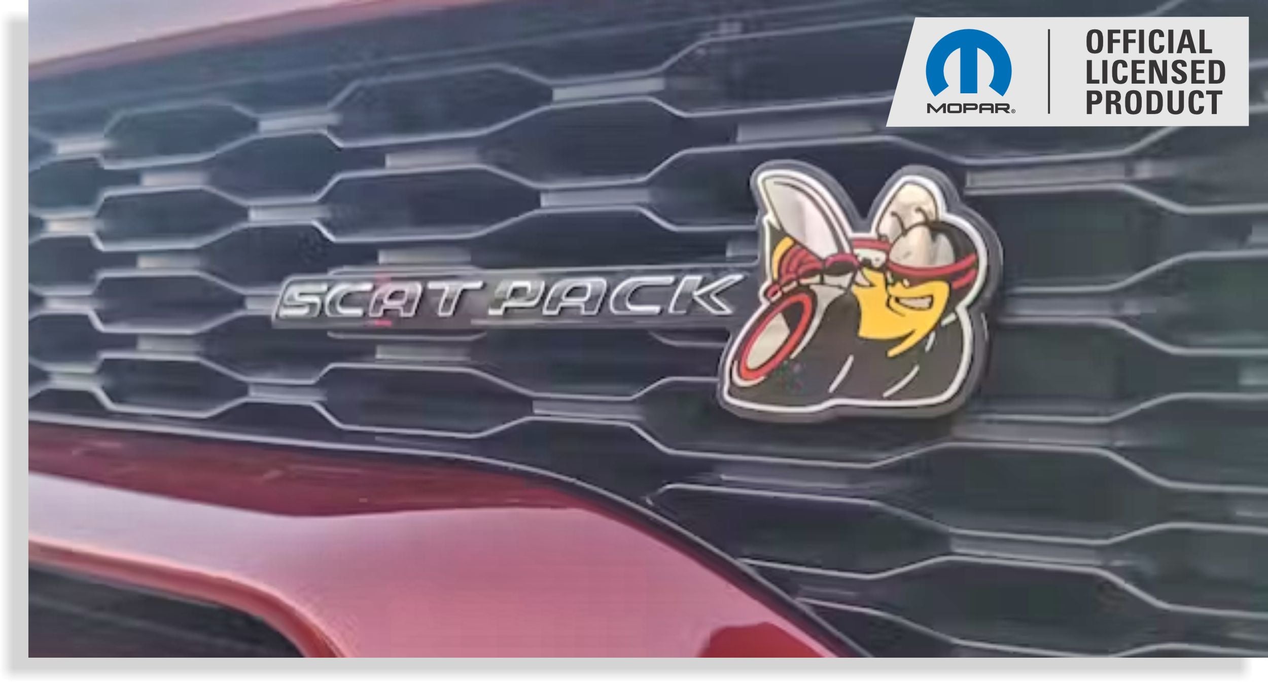 SCAT PACK Grille Emblem Overlay Decal