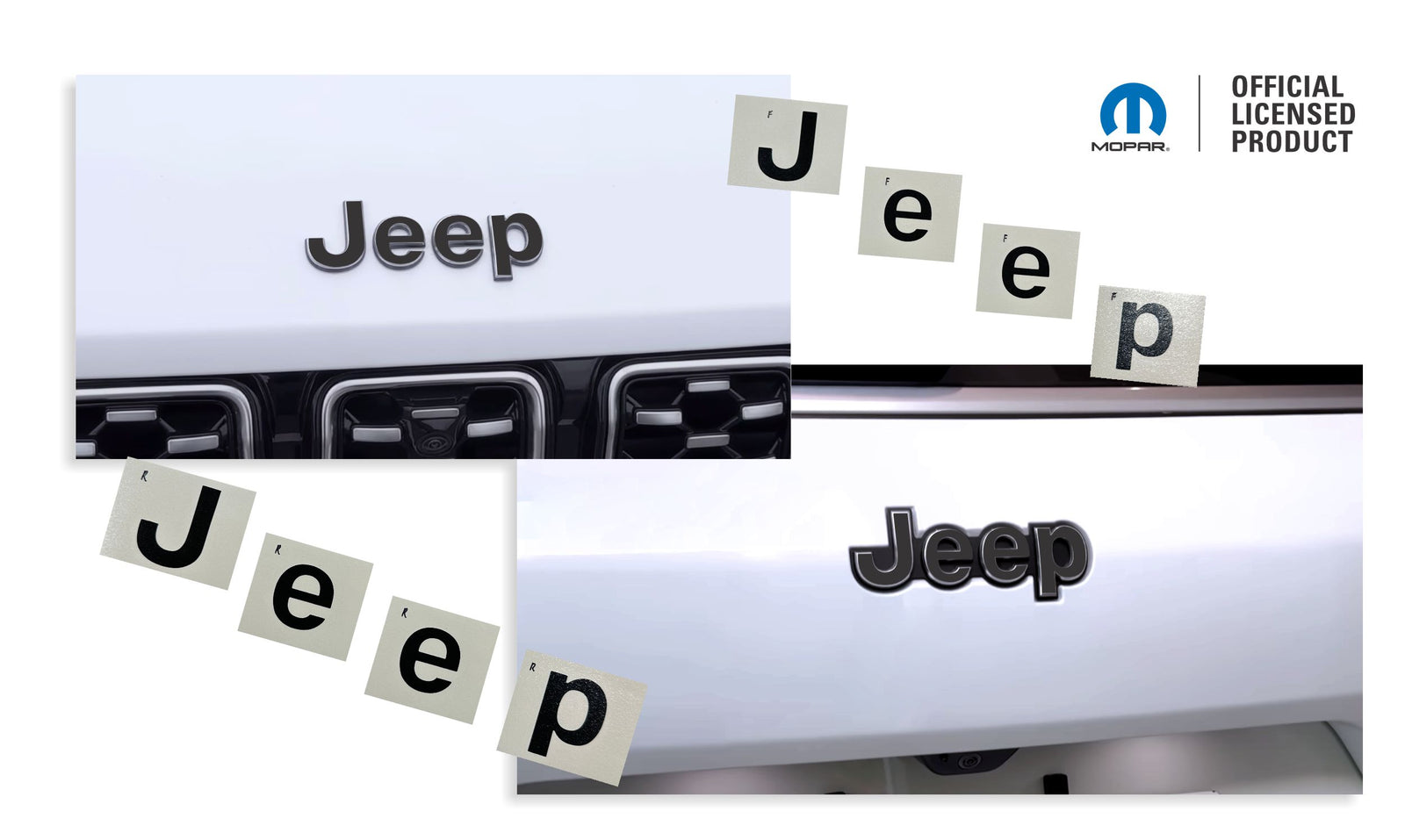 Jeep Emblem Overlay | 22-23 Grand Cherokee | Vinyl Decals