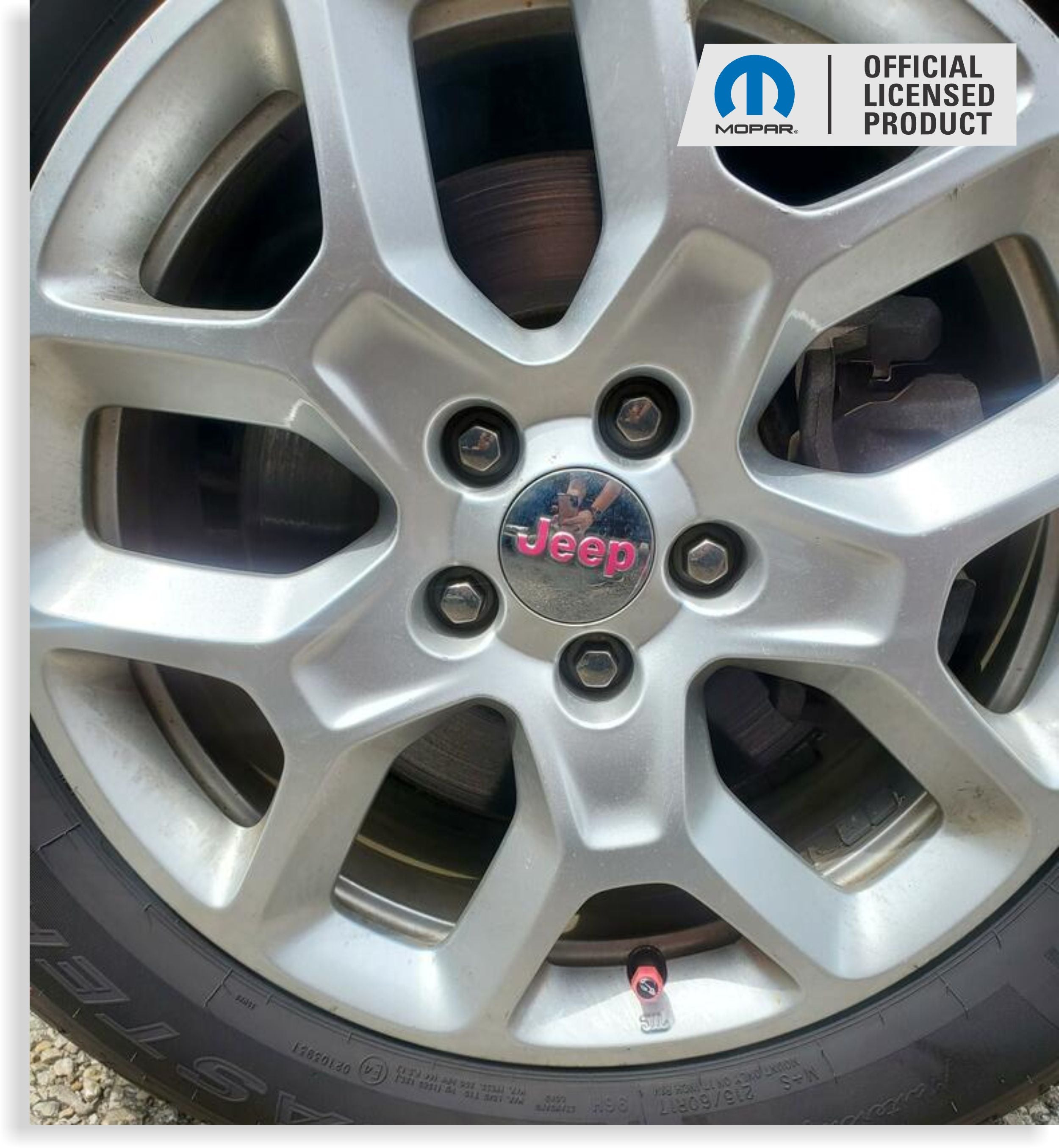 JEEP Center Cap Overlay Decals - 15-23 Renegade