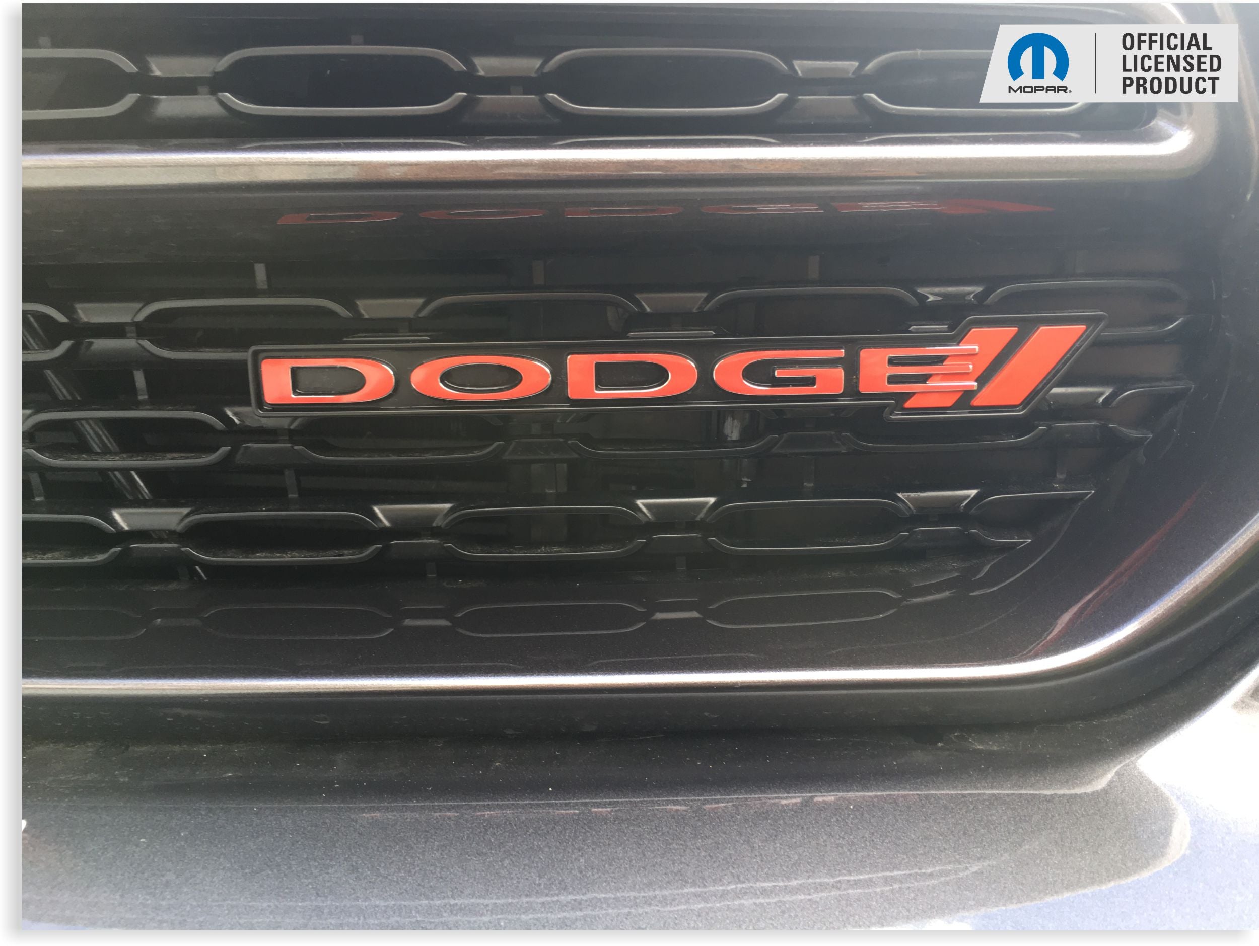 DODGE Grille Emblem Overlay Decal