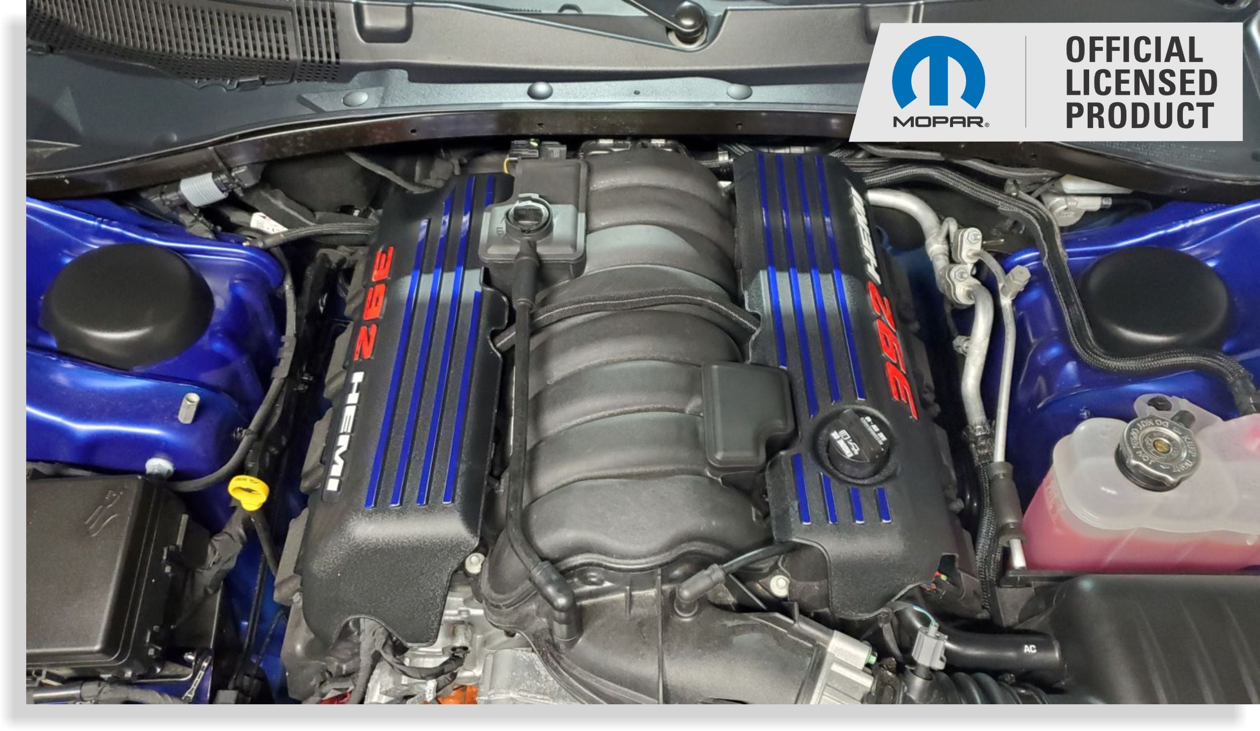 392 HEMI Engine Cover Decals | Charger SRT 392