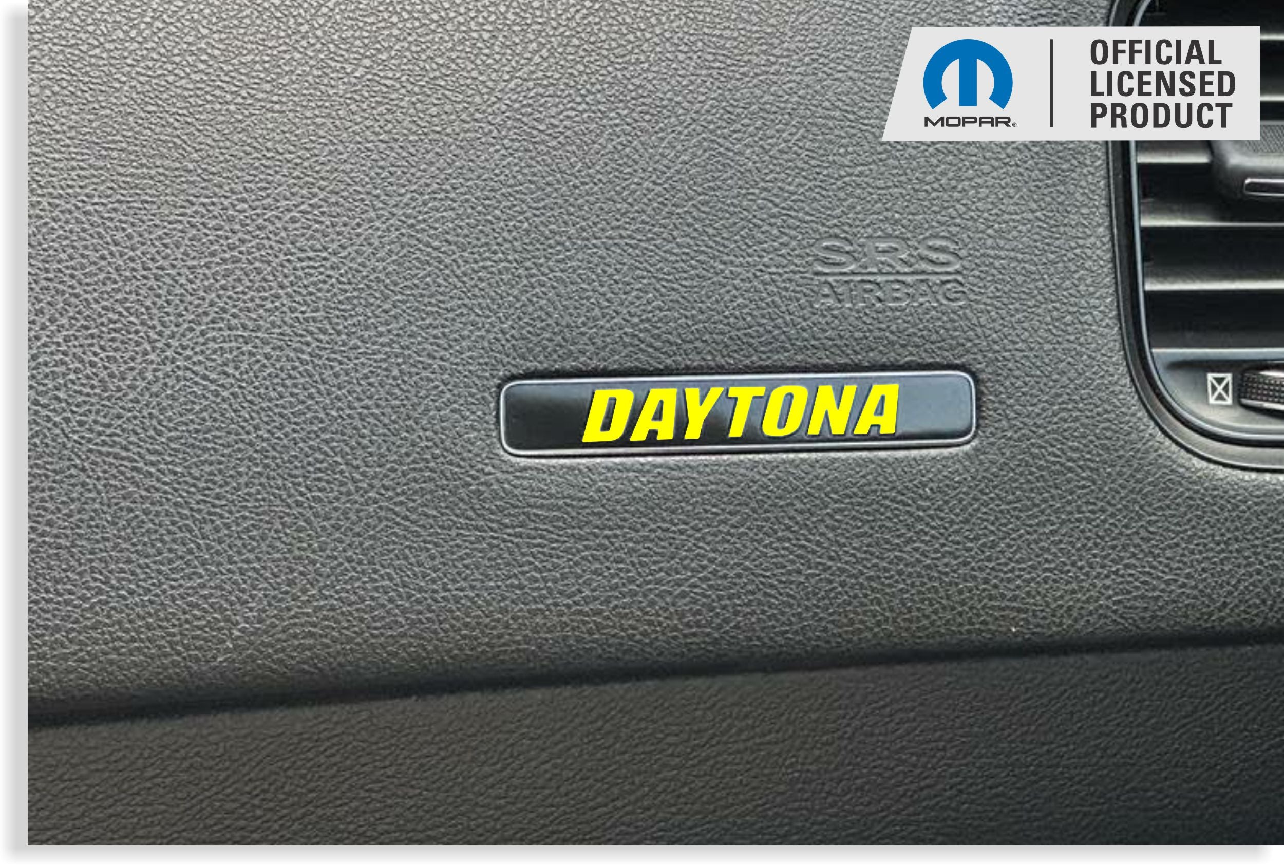 DAYTONA Dash Emblem Overlay Decal