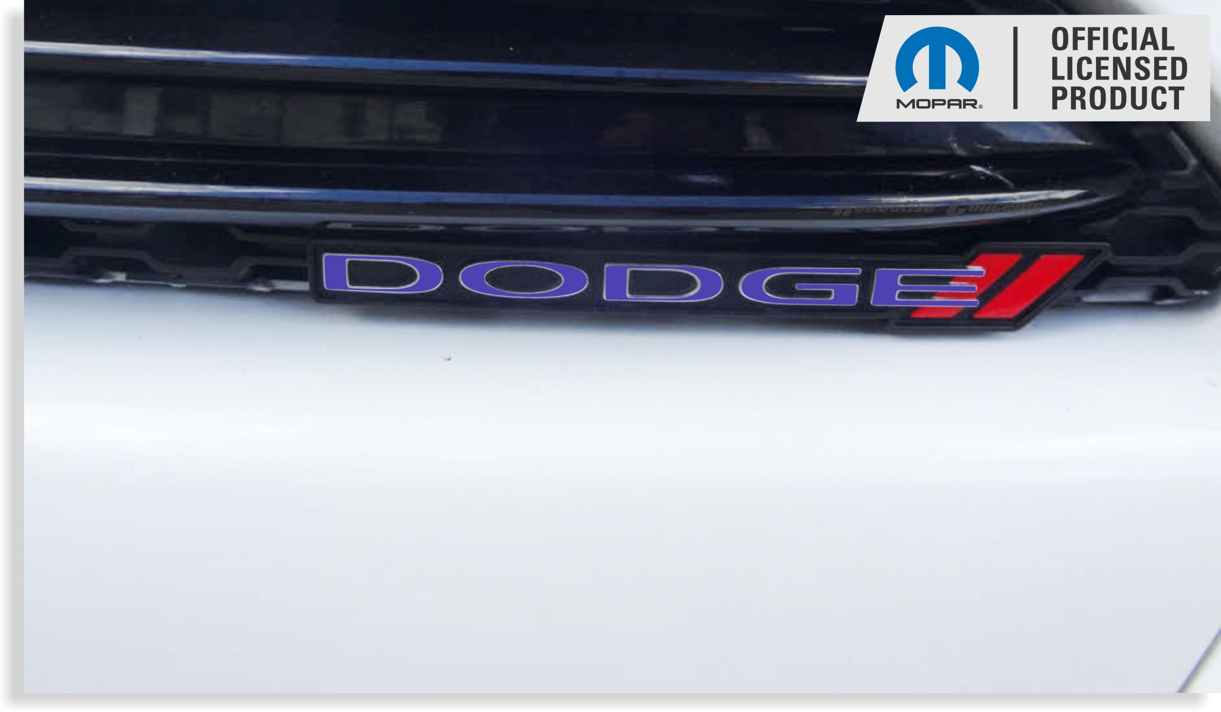 DODGE Grille Emblem Overlay Decal